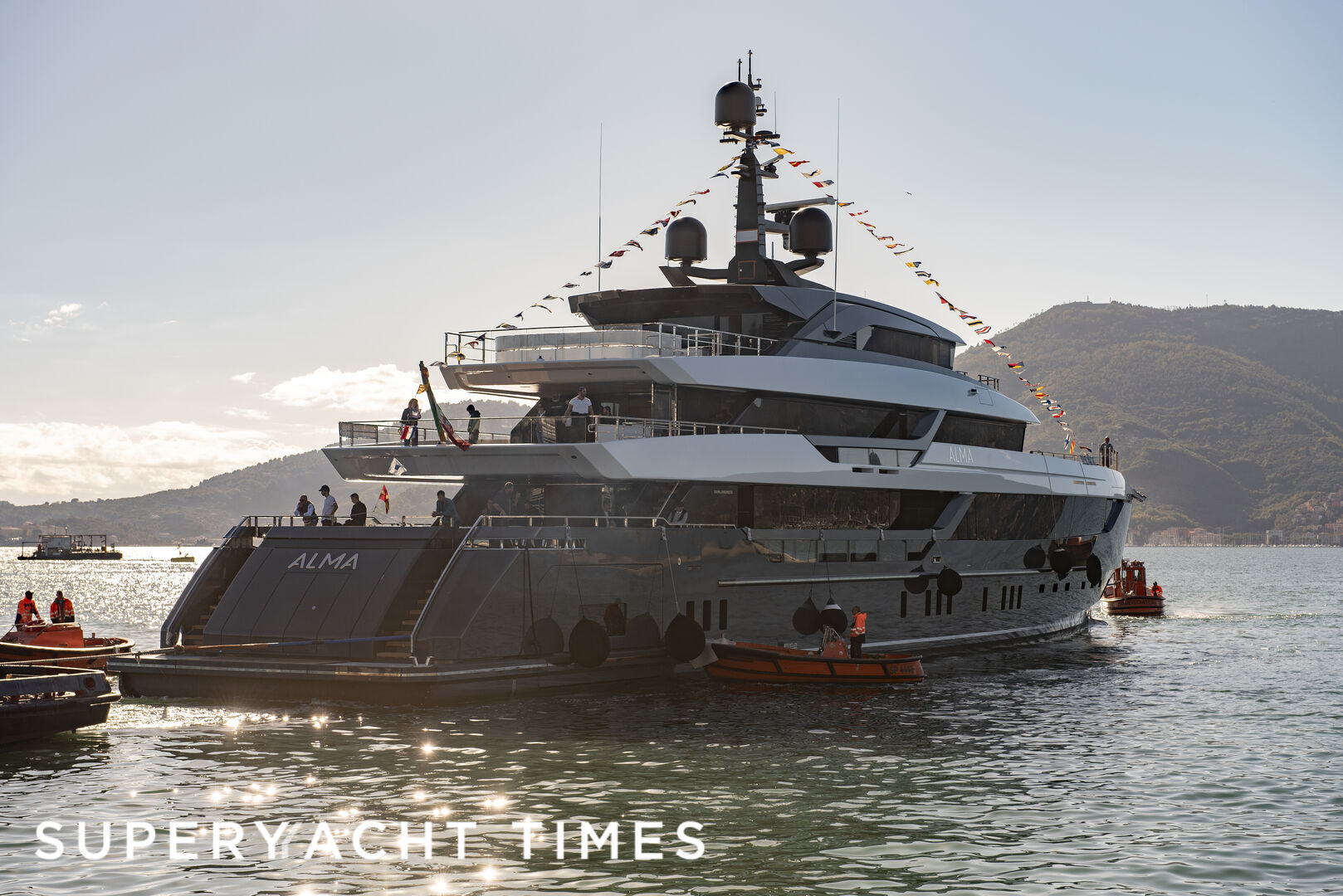 Alma: First 57m Sanlorenzo 57 Steel superyacht launched