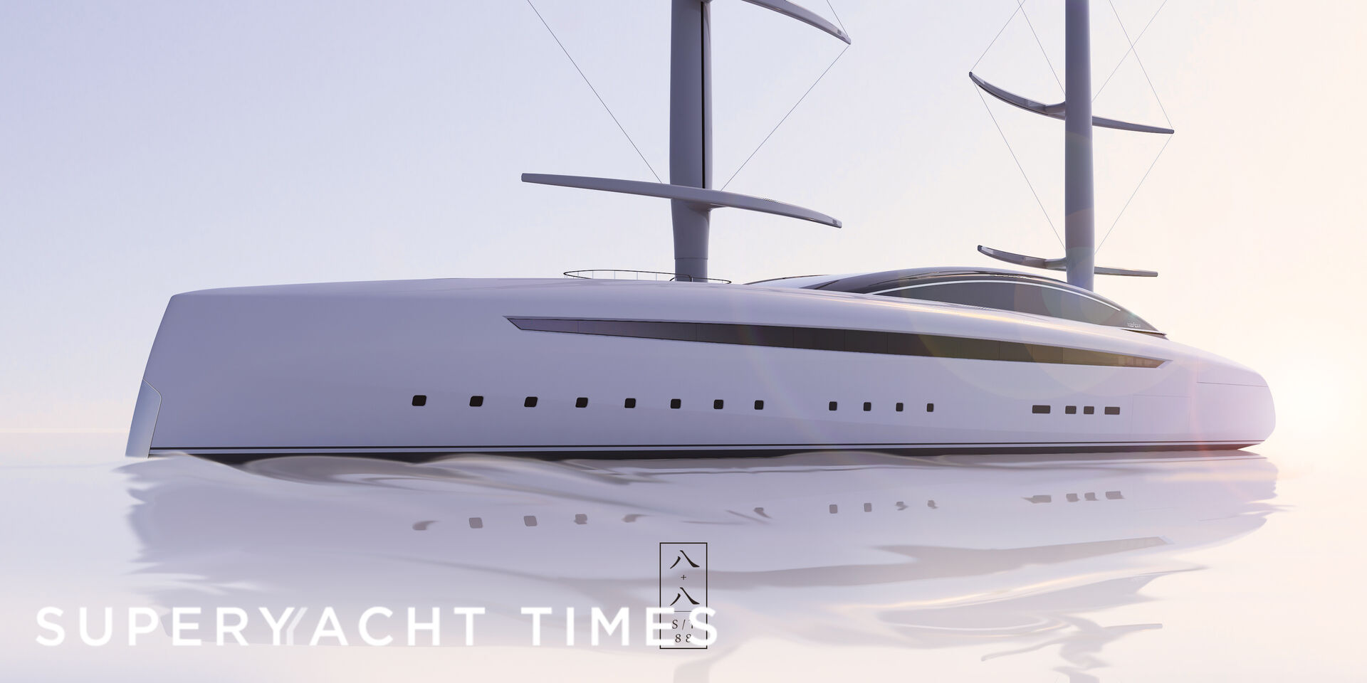 Introducing Double Luck: The 88m sailing yacht concept from Lobanov ...