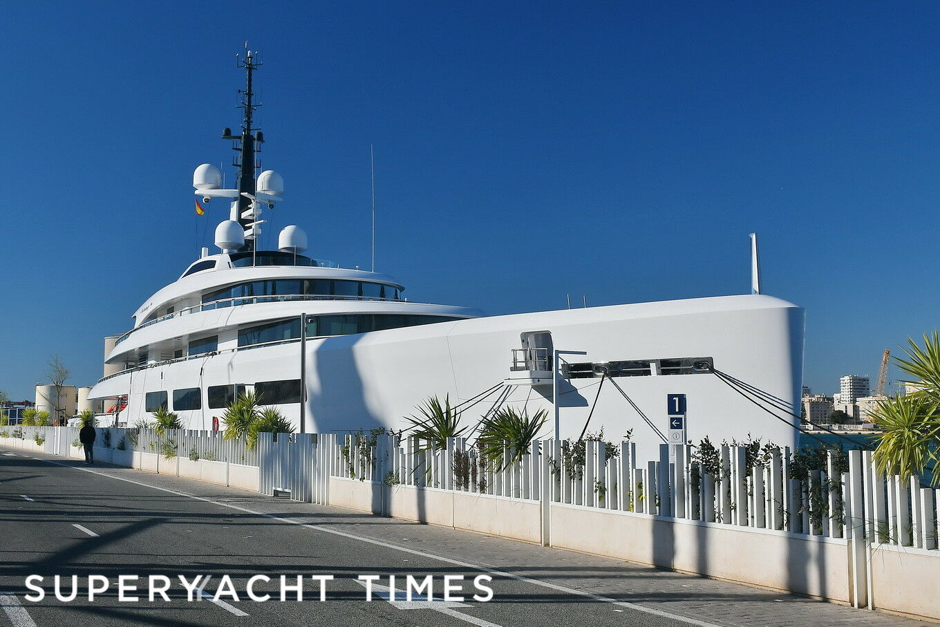 96m superyacht Vava II in Málaga