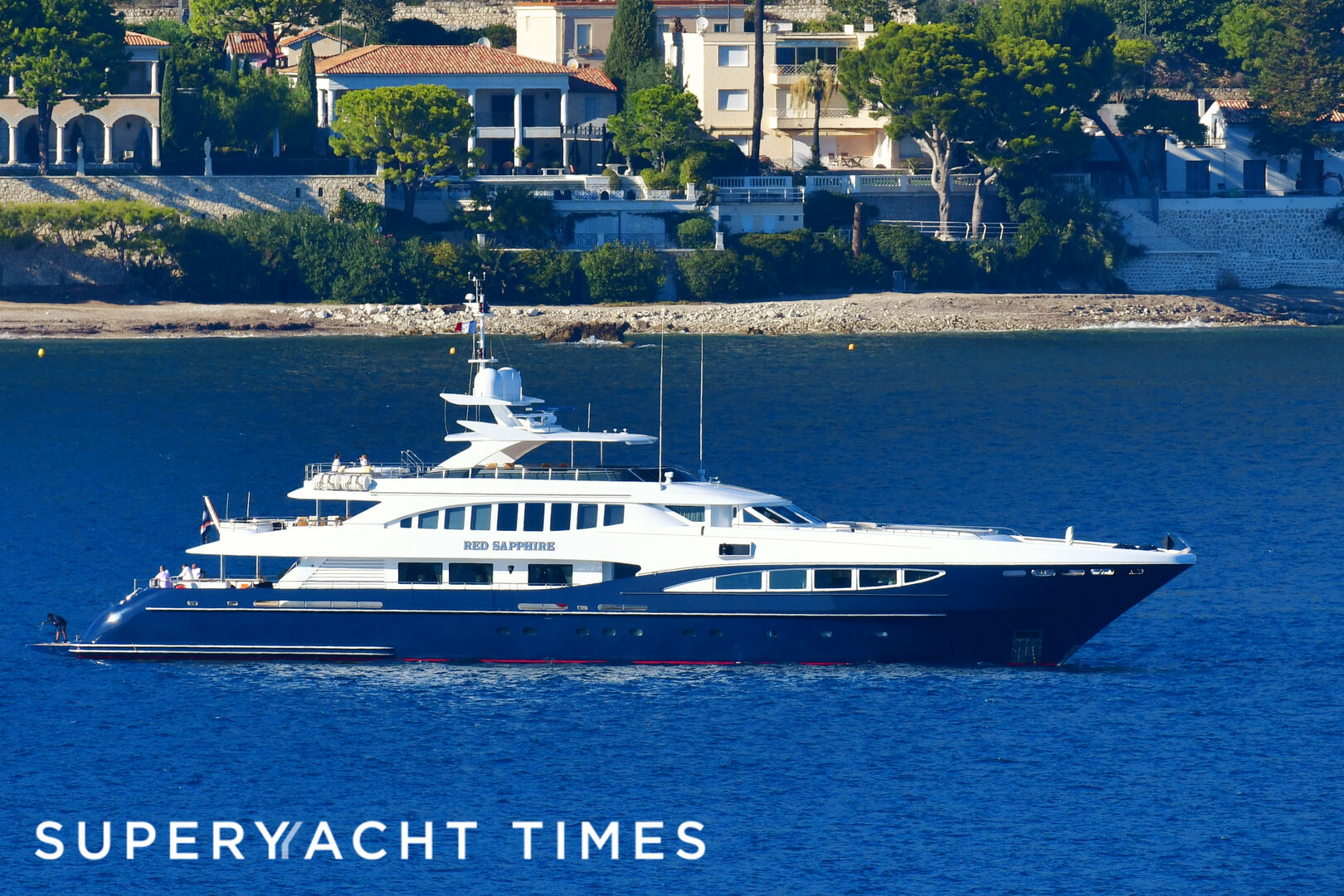 Heesen superyacht Red Sapphire in Nice