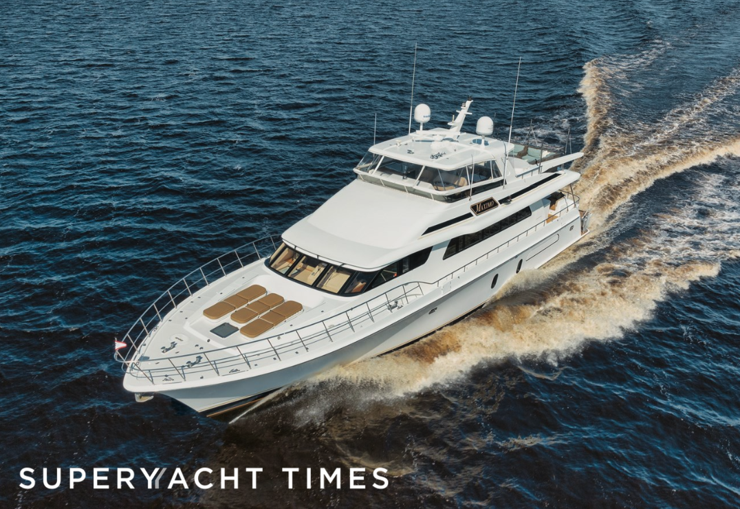 27m Cheoy Lee motor yacht Maximo sold