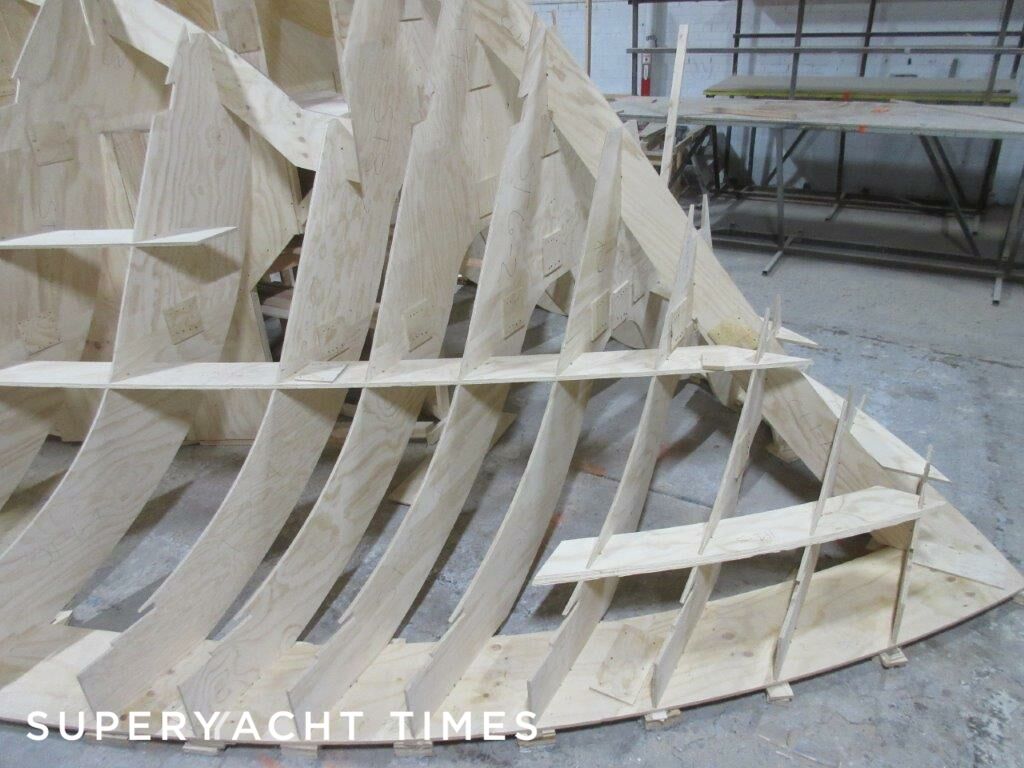 Construction begins on 27m Jarrett Bay 90 sport fisherman yacht