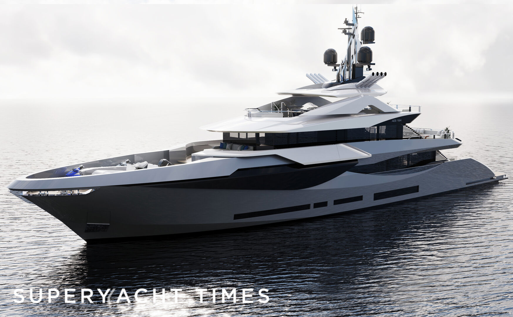 AES 50: First look at the all-new 50m superyacht concept by AES Yacht