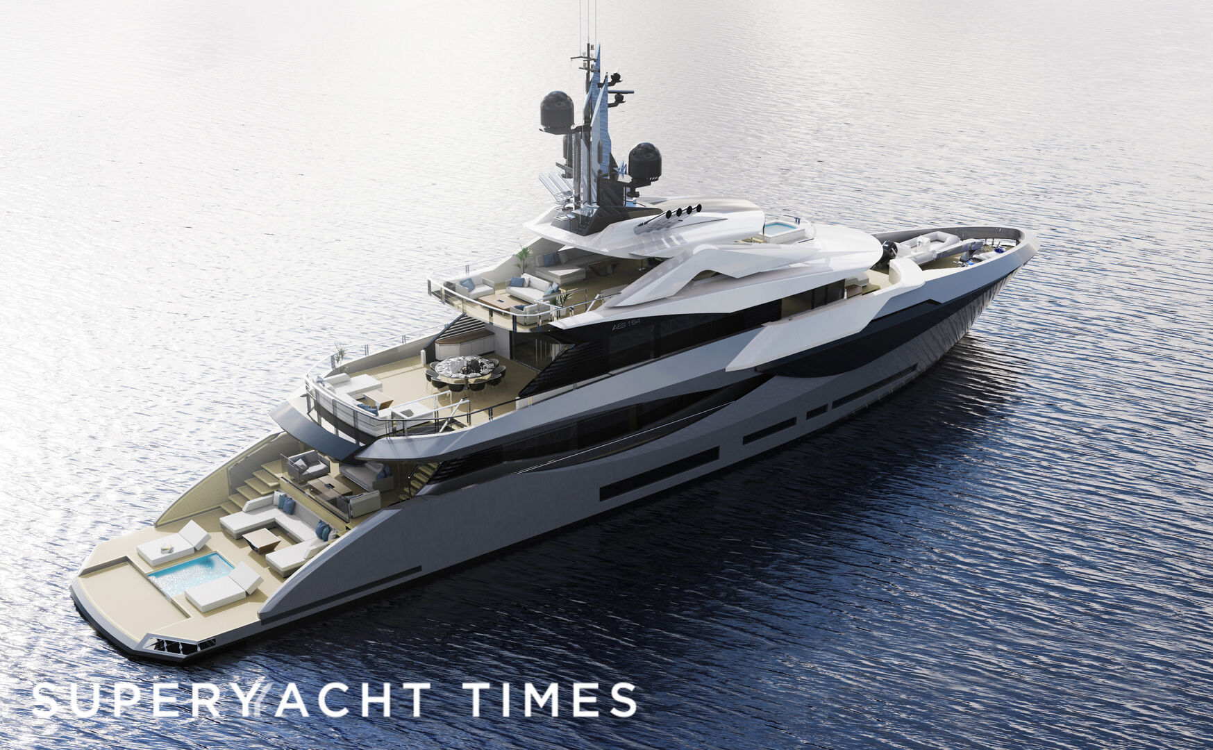 AES 50: First look at the all-new 50m superyacht concept by AES Yacht