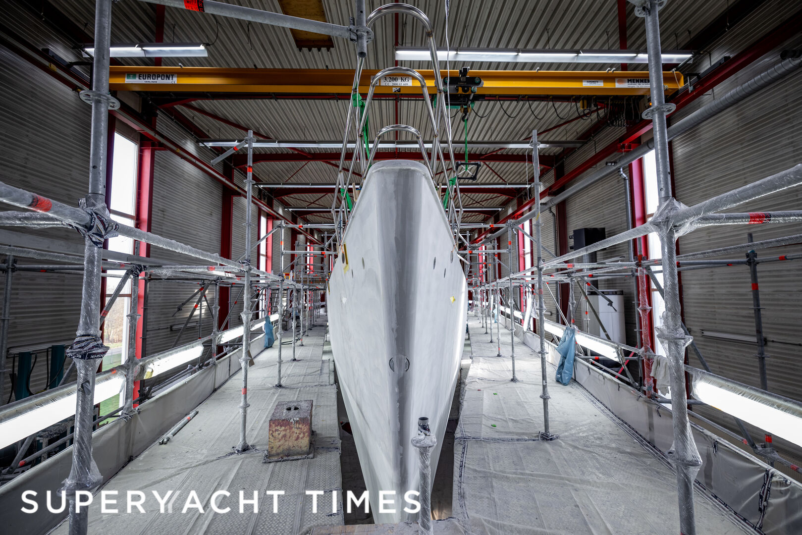 59m Vitters sailing yacht Maximus nears completion