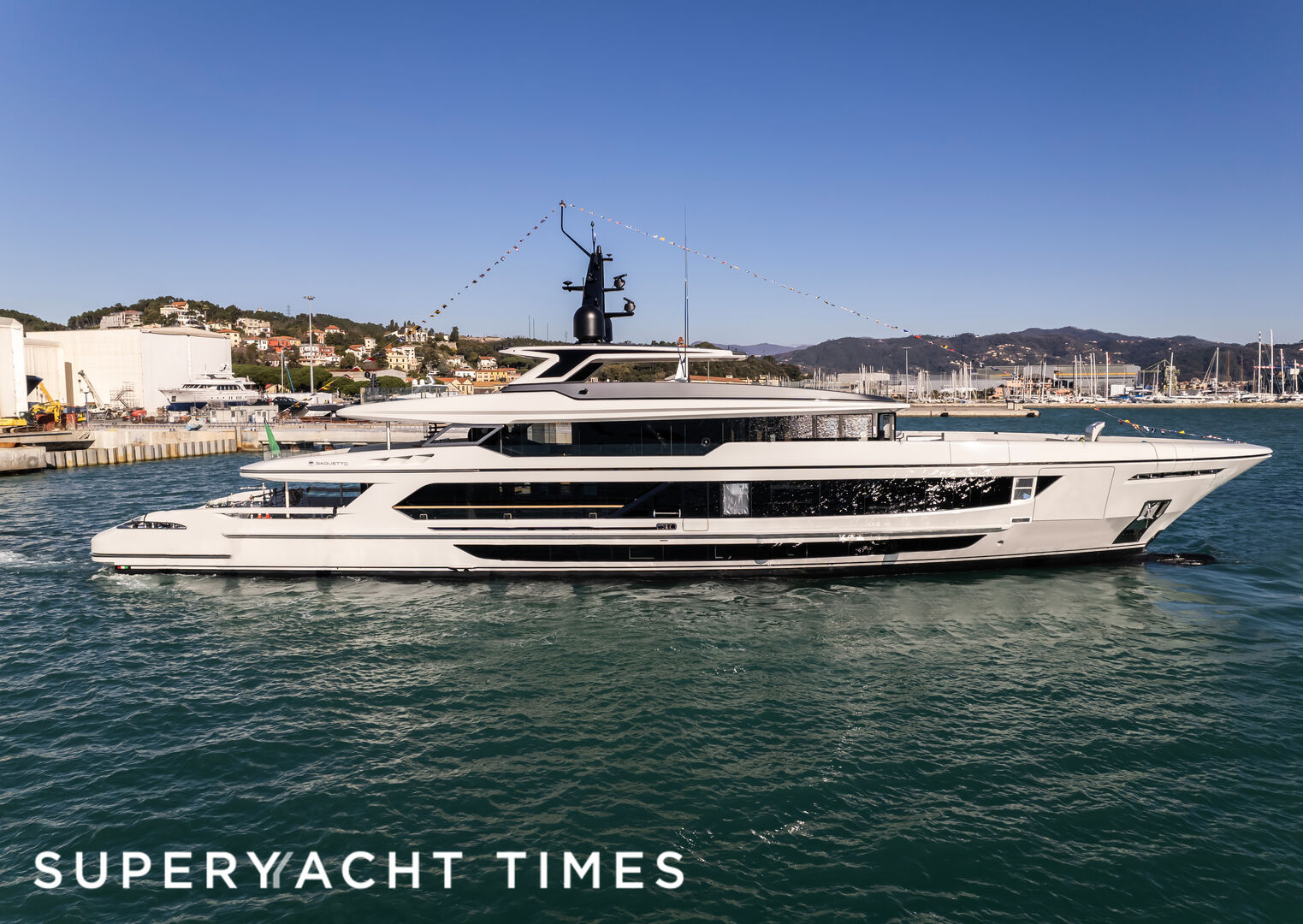 First 52m Baglietto T52 superyacht unveiled at world premiere