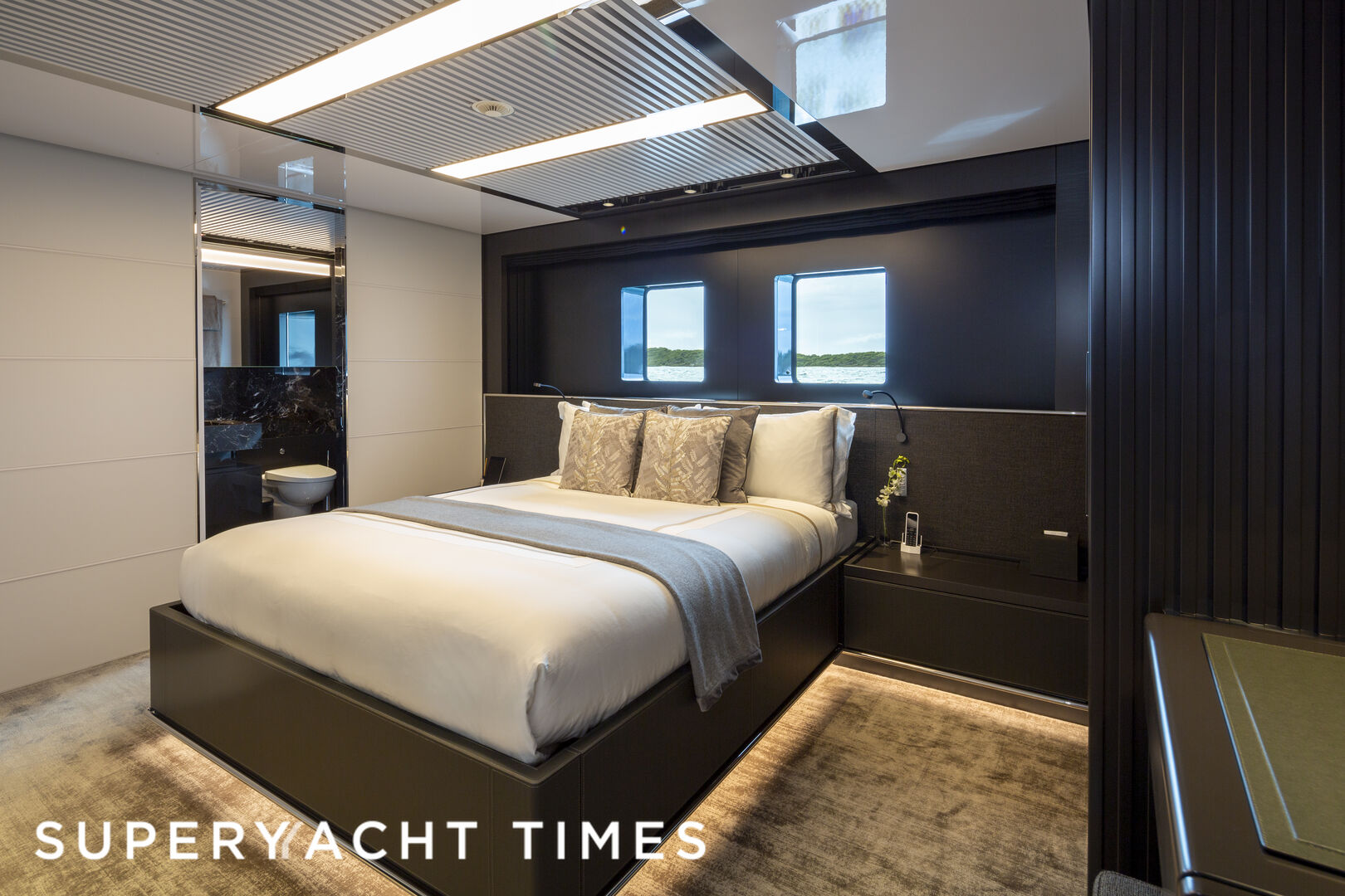 Onboard the 50m Riva motor yacht Fifty