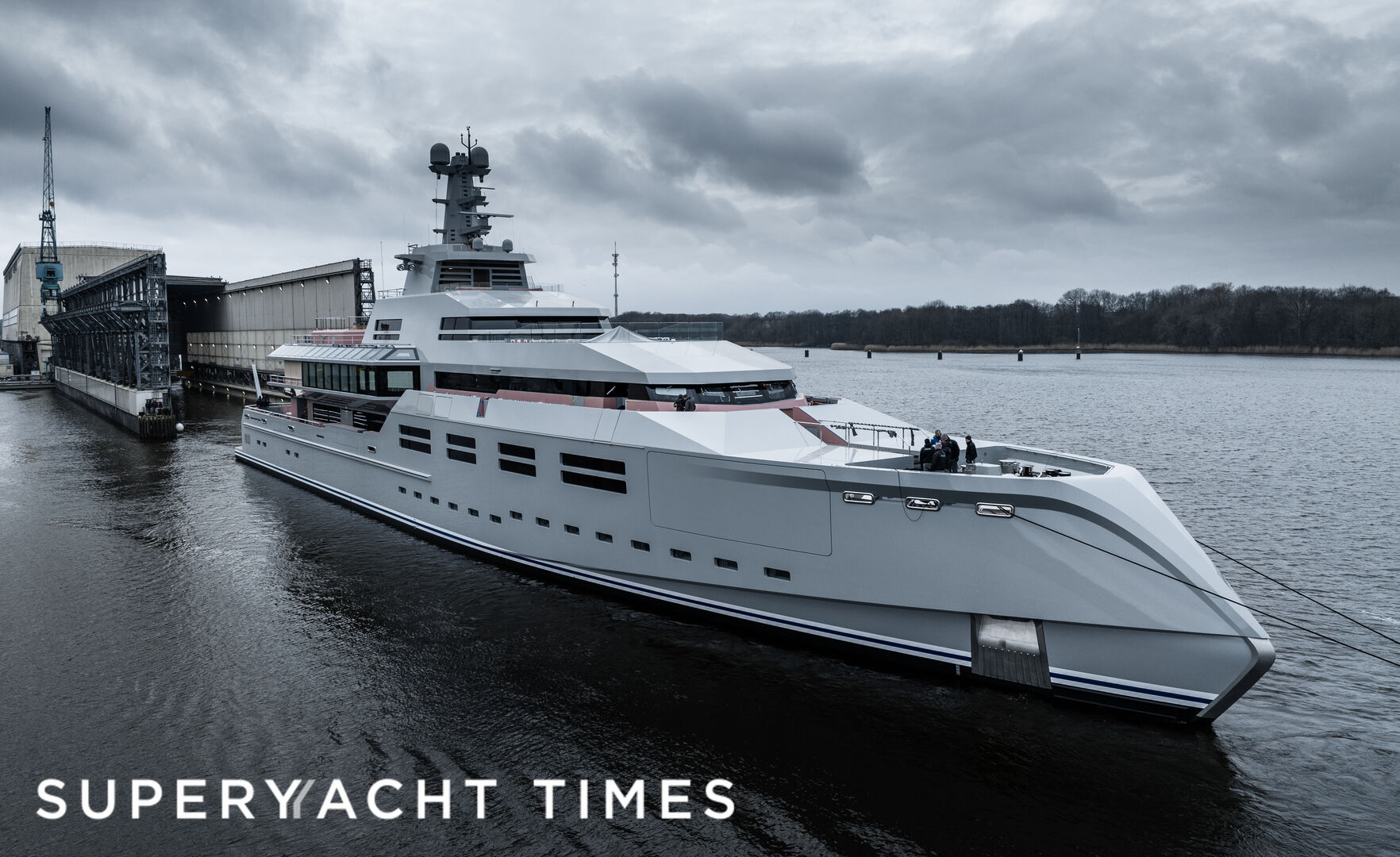 90m Lürssen superyacht Project 1601 launched
