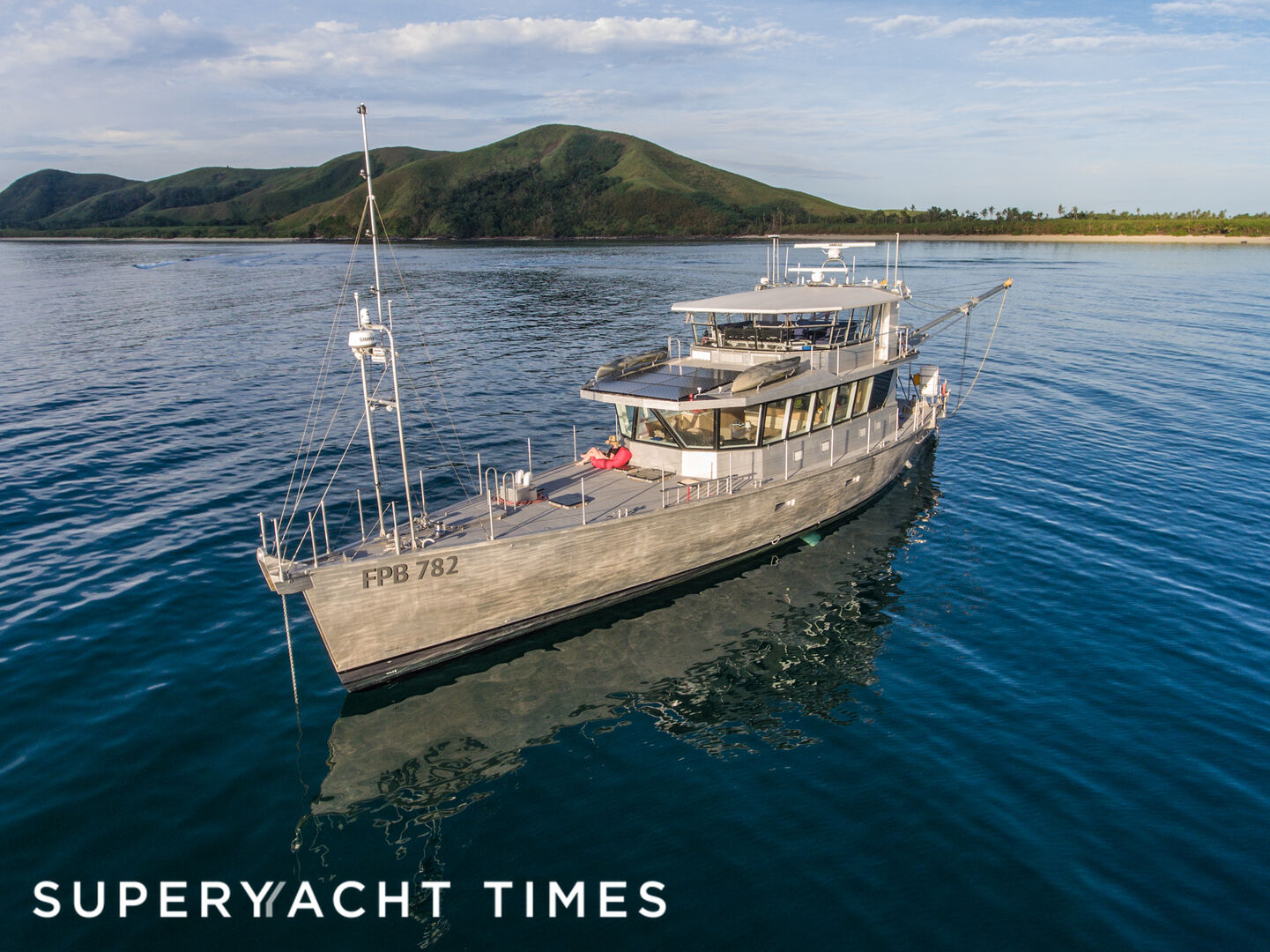 A closer look at the 27m Circa explorer support yacht Grey Wolf