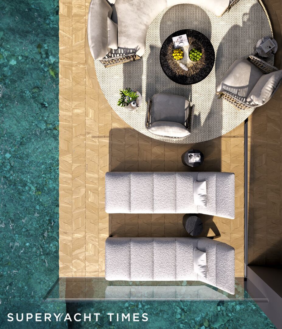 Oceanco unveils new 131m superyacht concept Aeolus at DIBS 2023