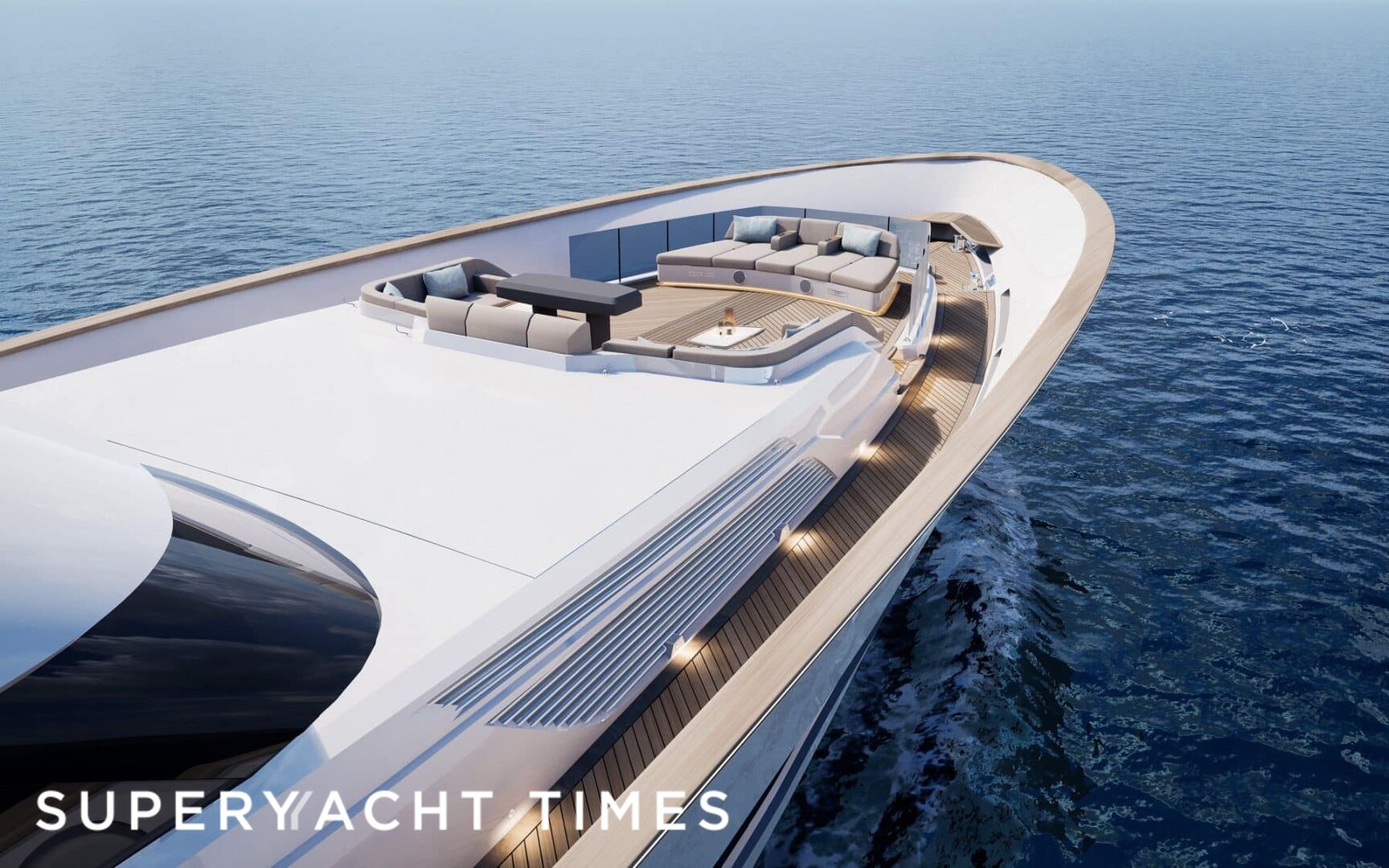 Royal Huisman unveils new renderings for 52m superyacht Project 406