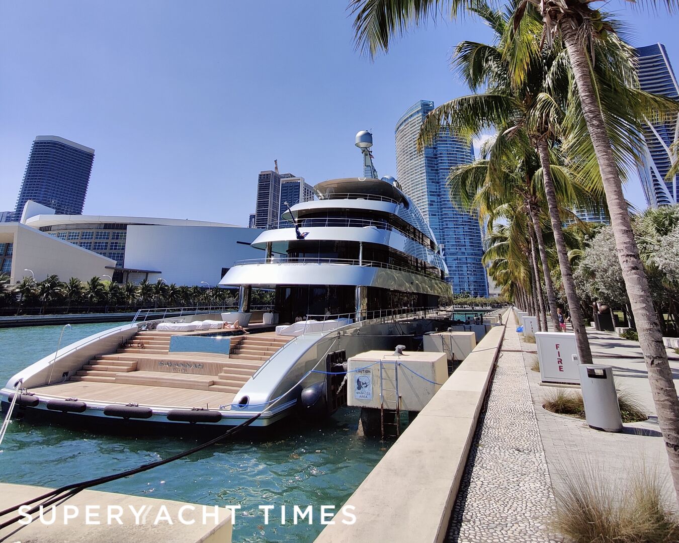 Feadship superyacht Savannah in Miami