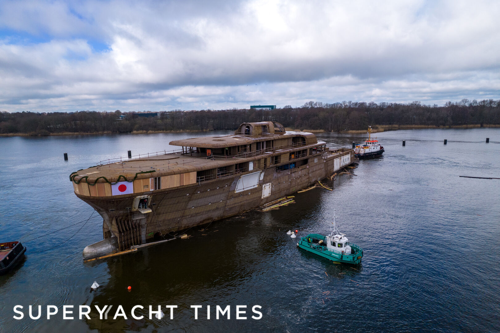 Project Cosmos: 114m Lürssen superyacht Project 13759 launched