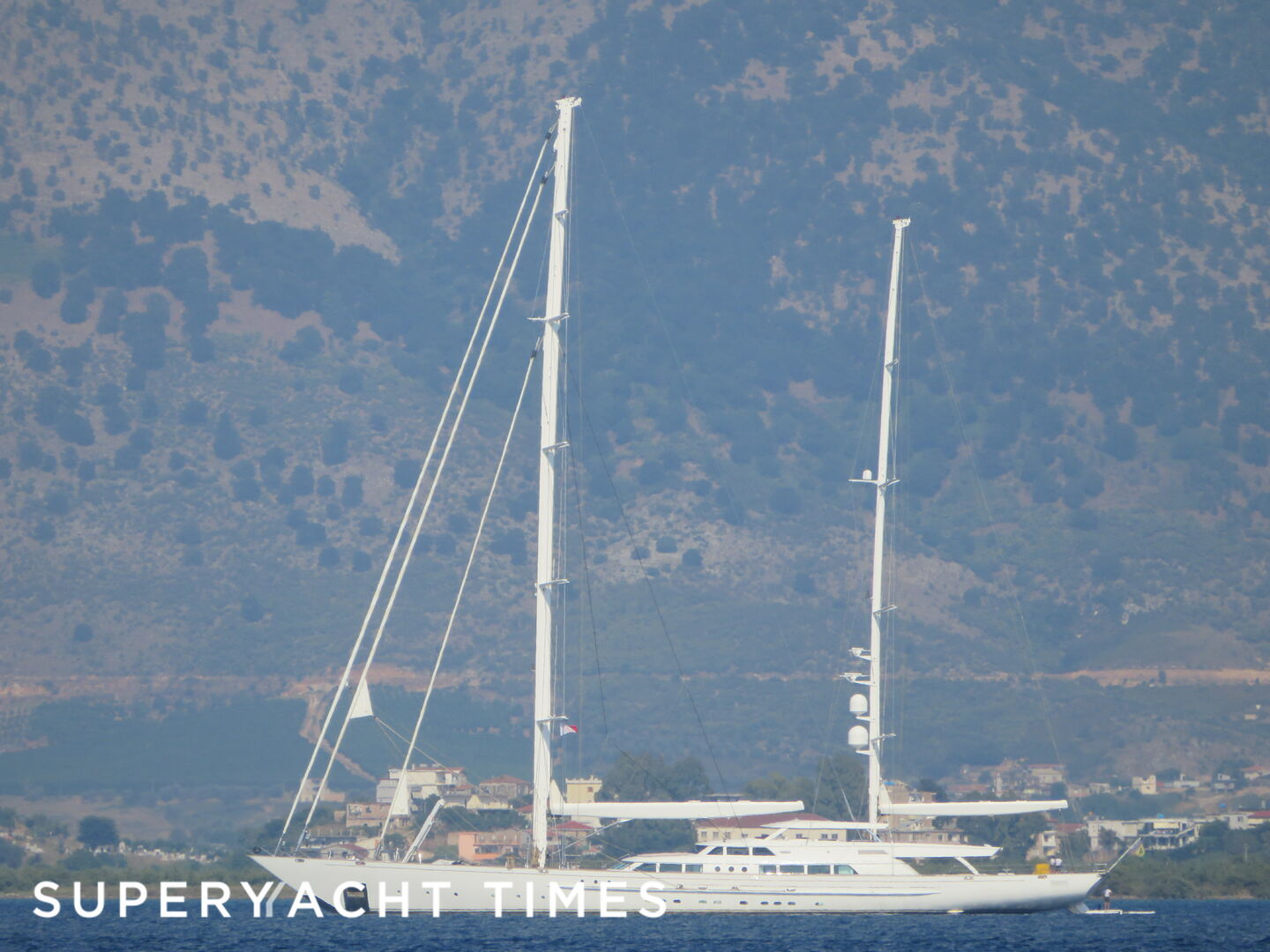 64m Perini Navi sailing yacht Spirit of the C's in Albania