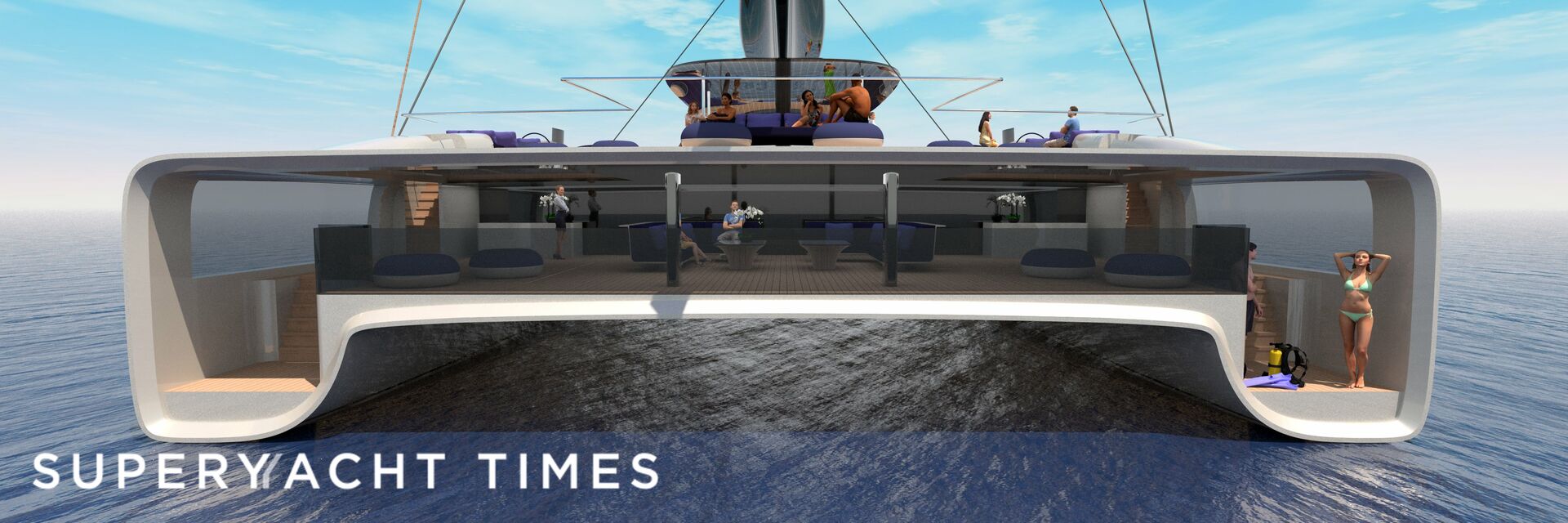 Domus Cat: The 30m catamaran concept from Van Geest Design and Rob ...