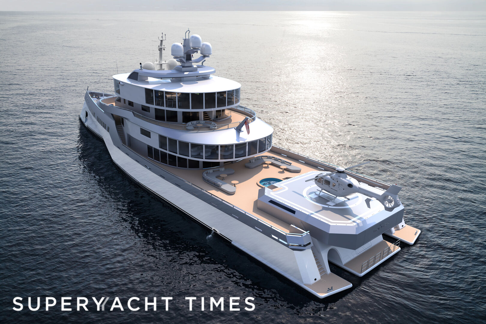 Enterprise: The 84m Star Trek USS Enterprise inspired trimaran yacht ...