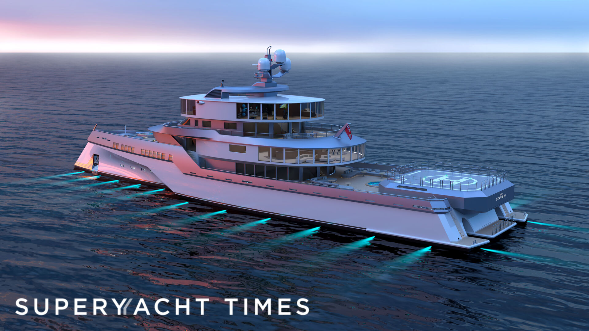 Enterprise: The 84m Star Trek USS Enterprise inspired trimaran yacht ...