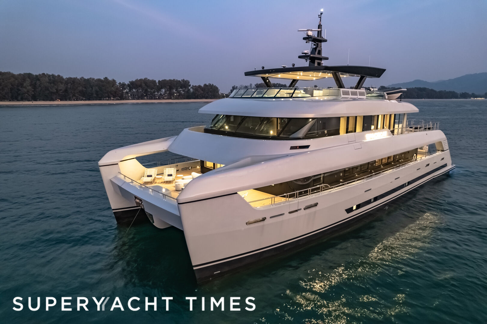 Third 36m SilverYachts SpaceCat catamaran in-build