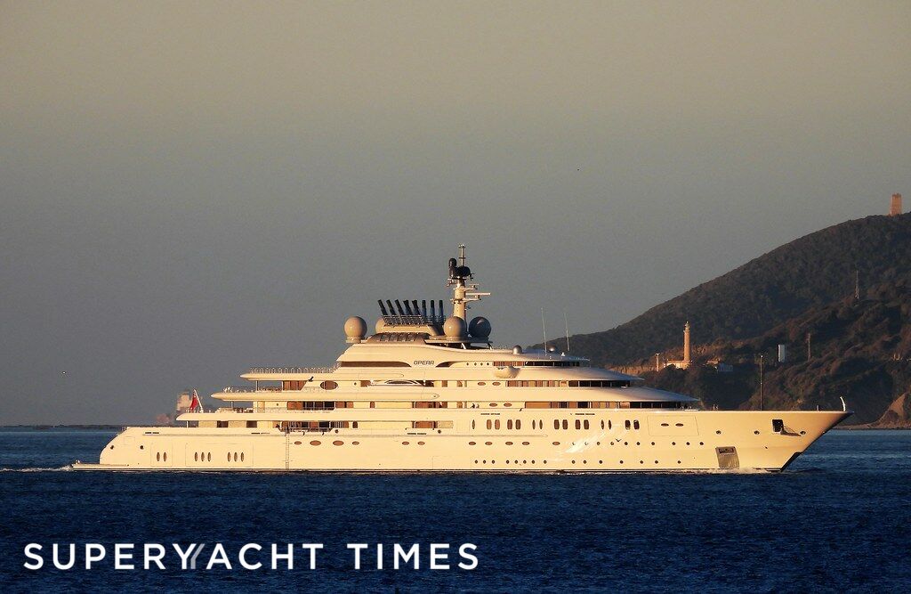 146m superyacht Opera in Gibraltar