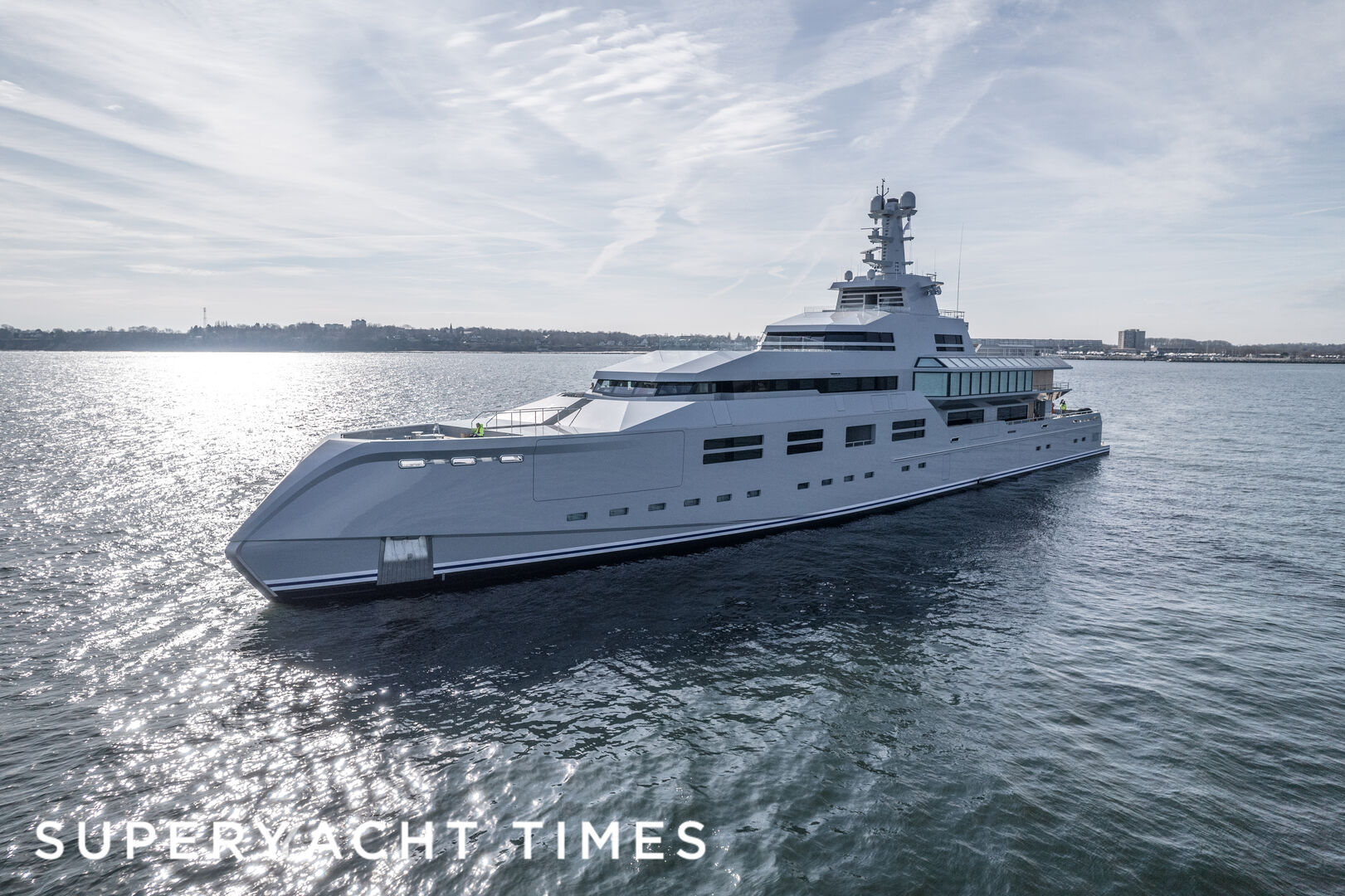 In pictures: 90m Lürssen superyacht Project 1601 on sea trials
