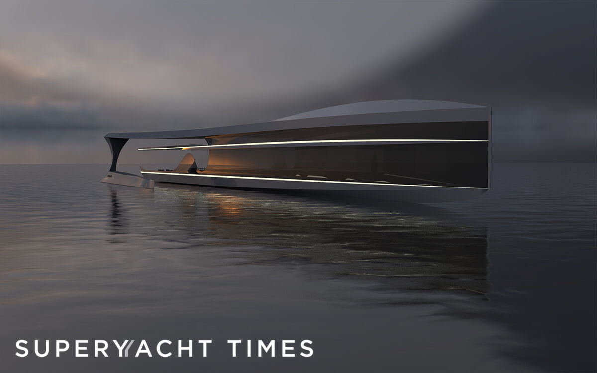 Aras Kazar unveils renders for 130m Wakíŋyaŋ superyacht concept