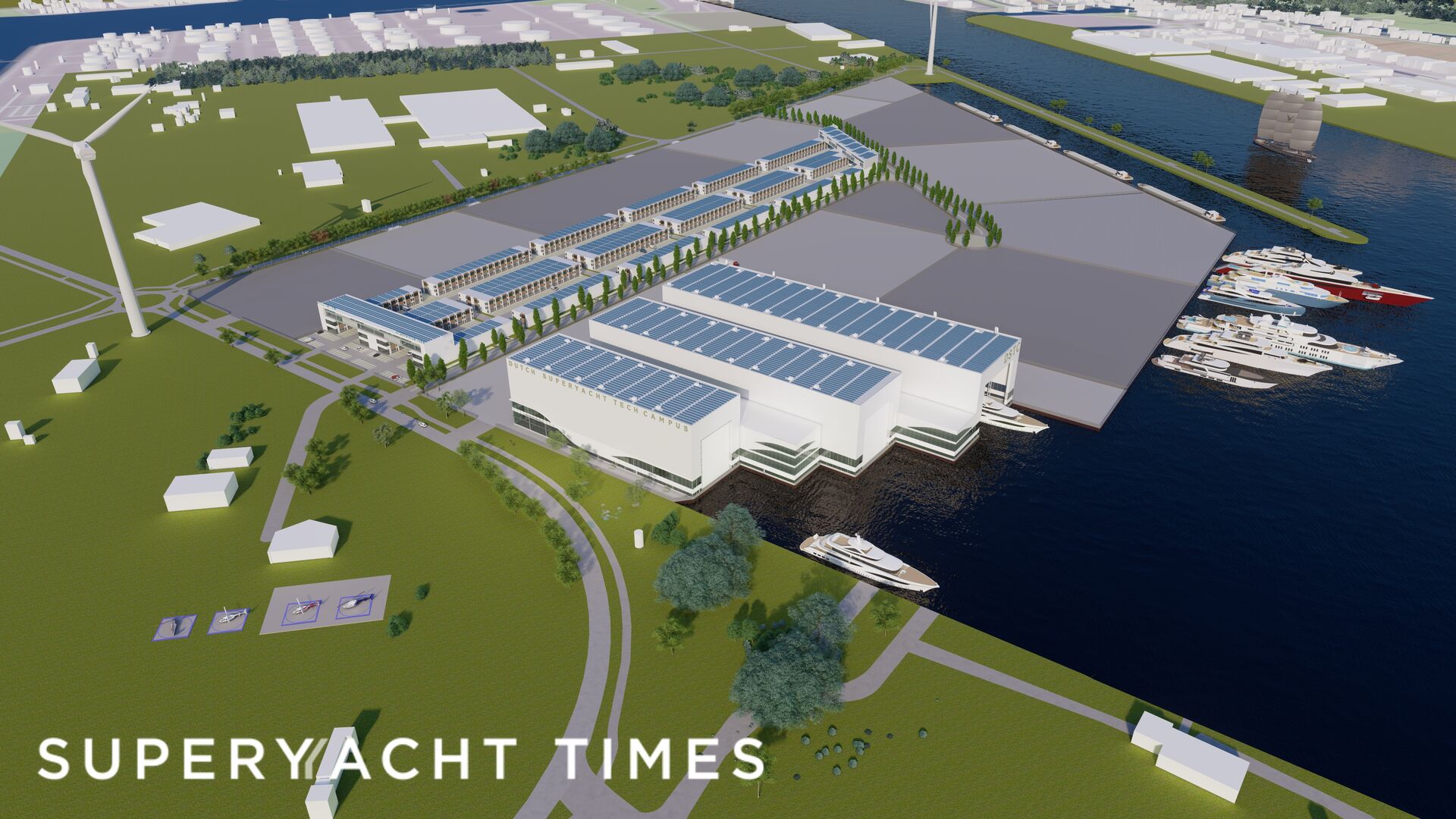 Second construction phase underway at Dutch Superyacht Tech Campus in ...