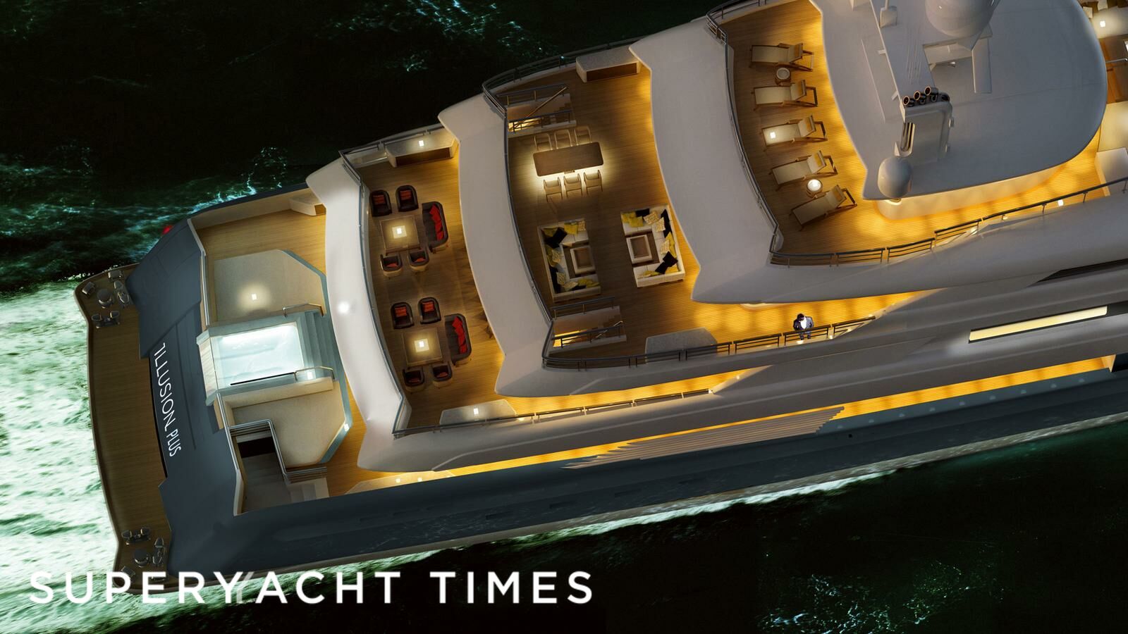 Look inside: the 88.5m new build superyacht Illusion Plus