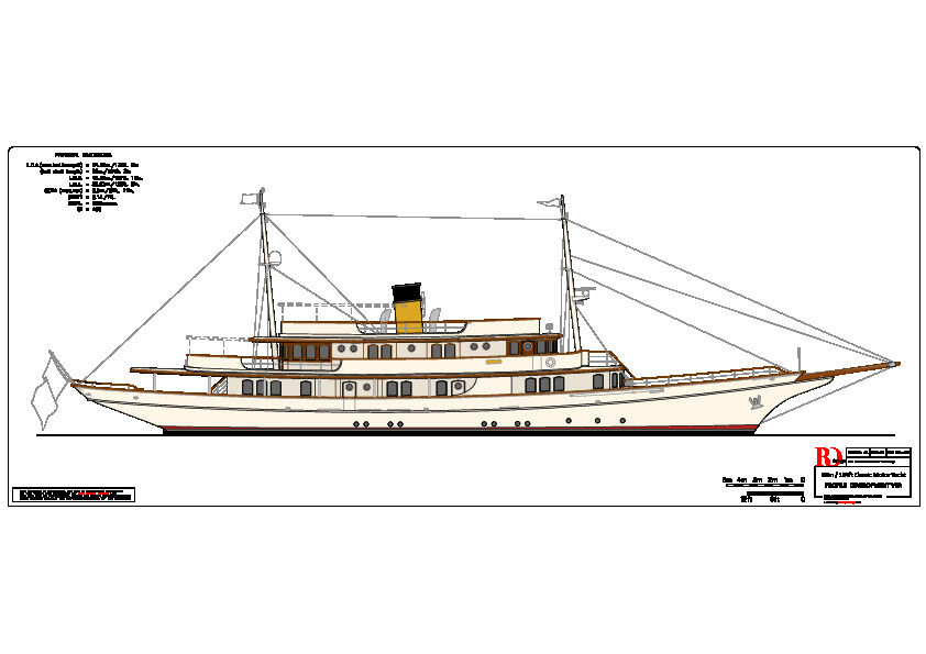 Rob Doyle's 50m concept superyacht Project 111 inspired by 19th century ...