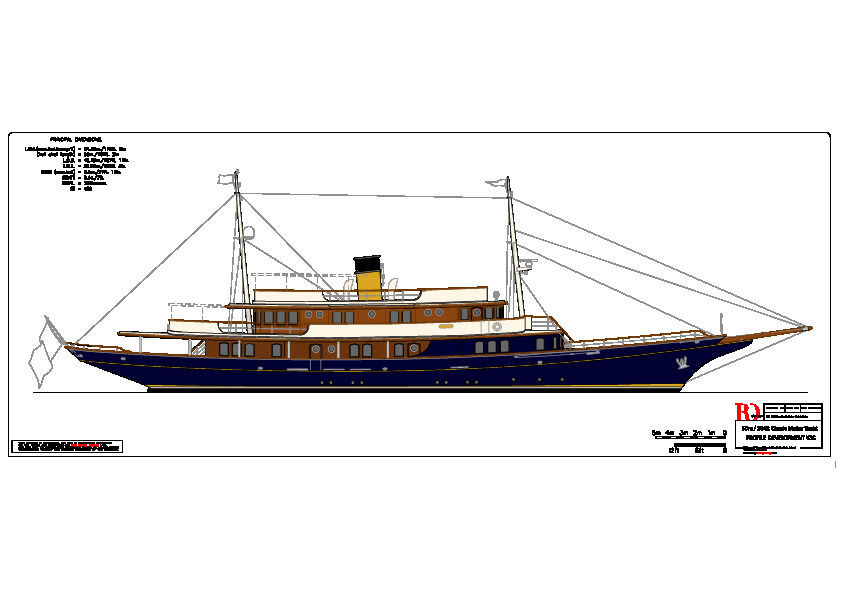 Rob Doyle's 50m concept superyacht Project 111 inspired by 19th century ...