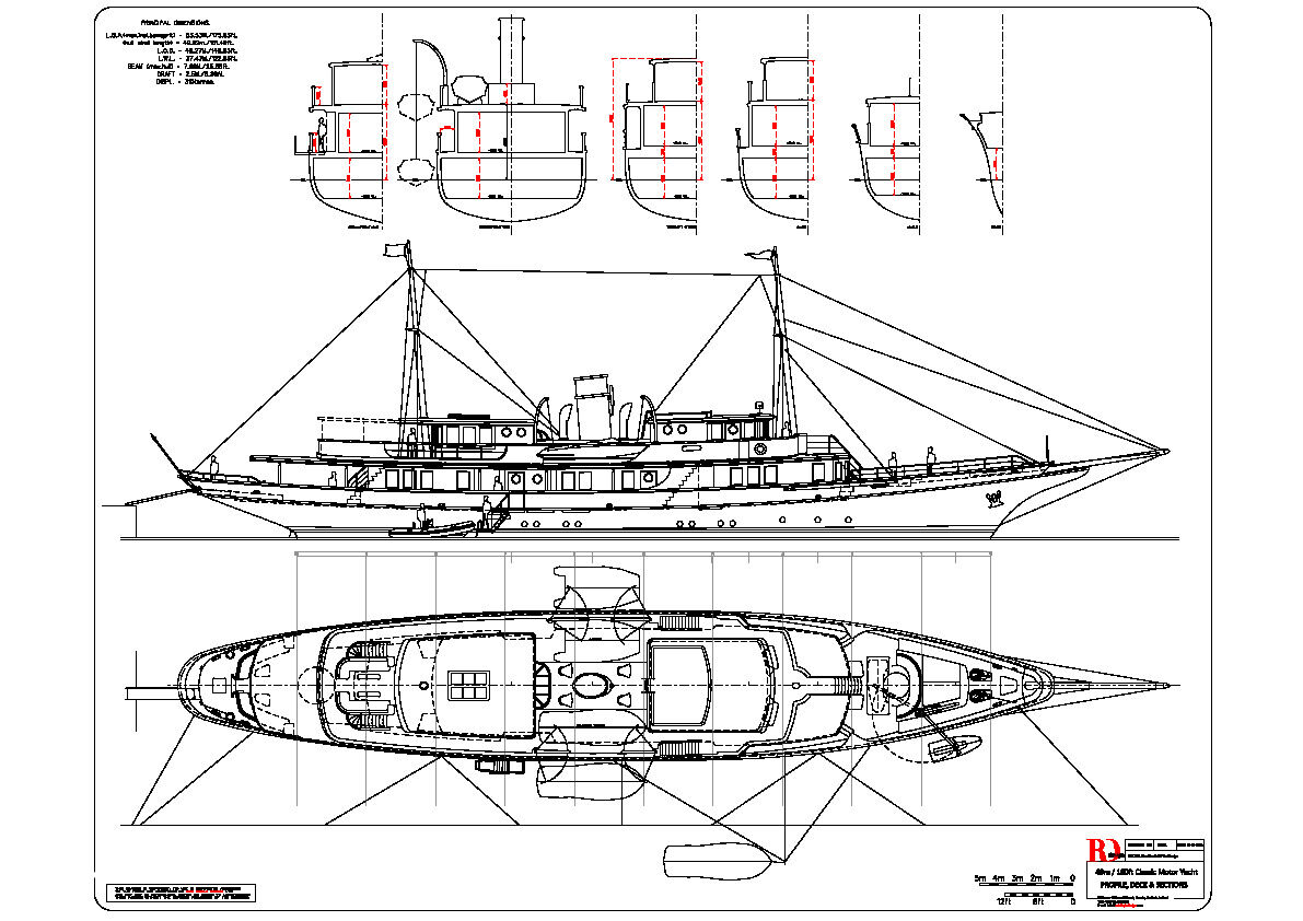 Rob Doyle's 50m concept superyacht Project 111 inspired by 19th century ...