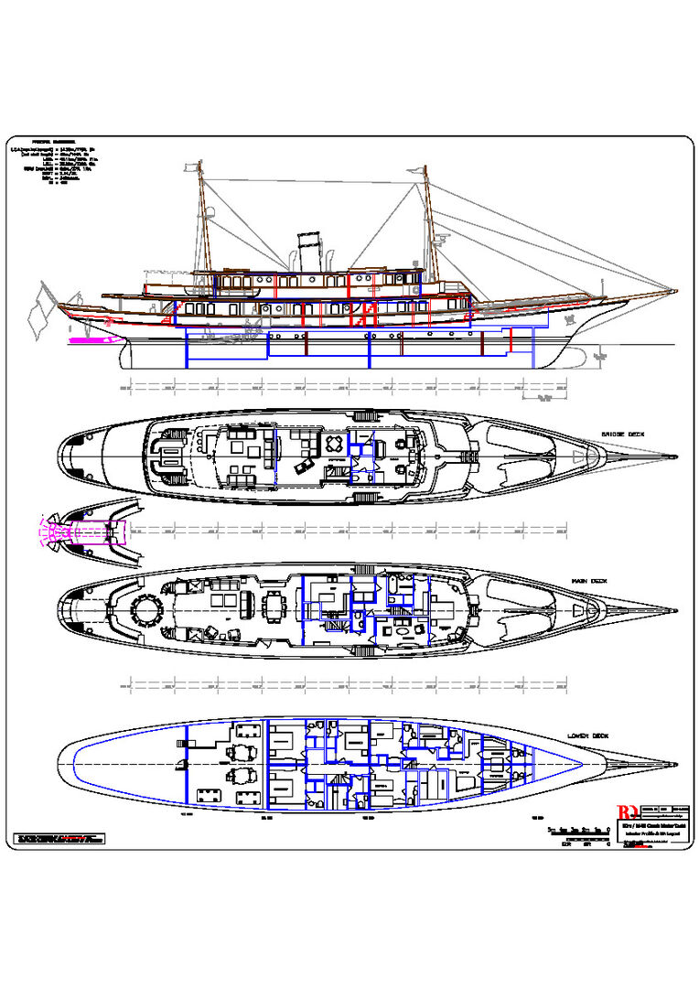 Rob Doyle's 50m concept superyacht Project 111 inspired by 19th century ...
