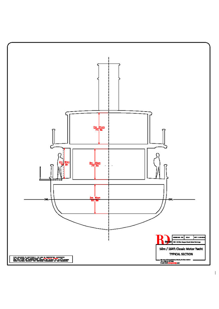 Rob Doyle's 50m concept superyacht Project 111 inspired by 19th century ...