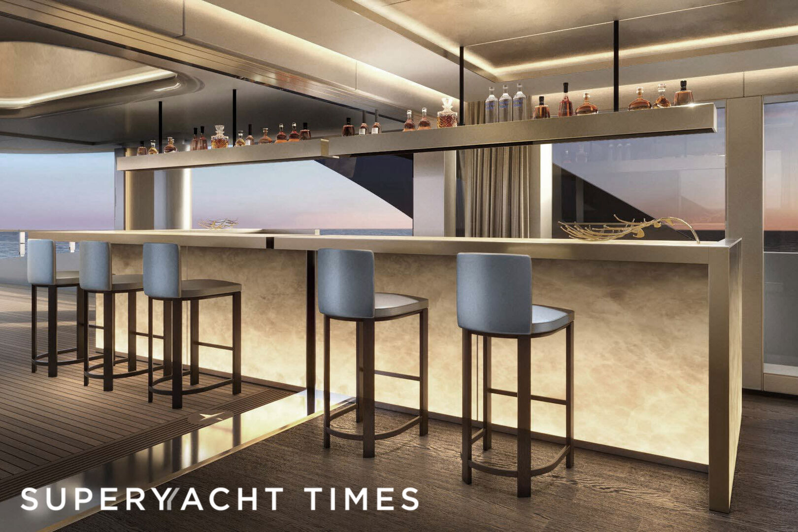 Admiral launches 55m superyacht Silver Star and unveils Giorgio Armani ...