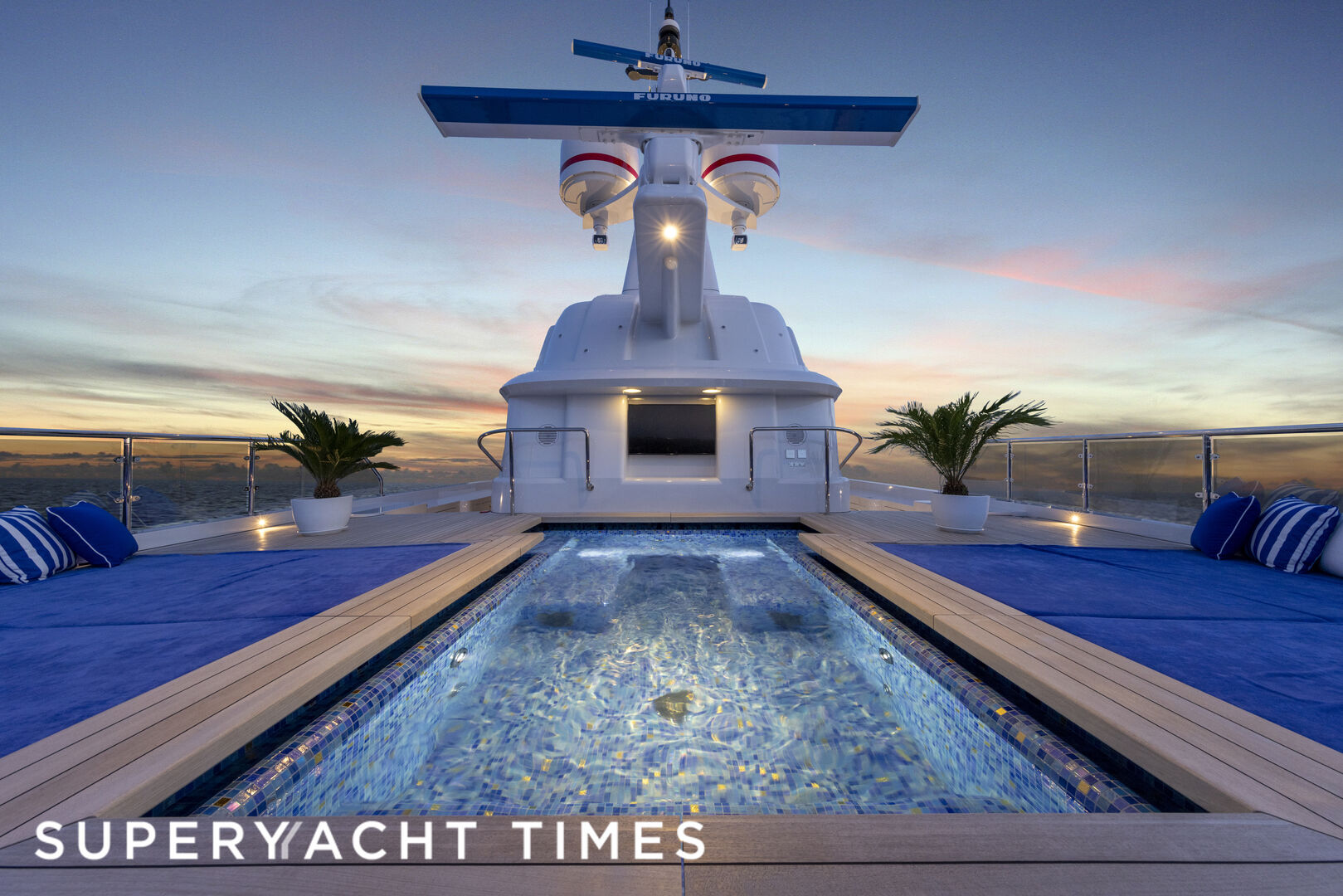 My Legacy: 56m four-deck superyacht with expansive sun deck pool