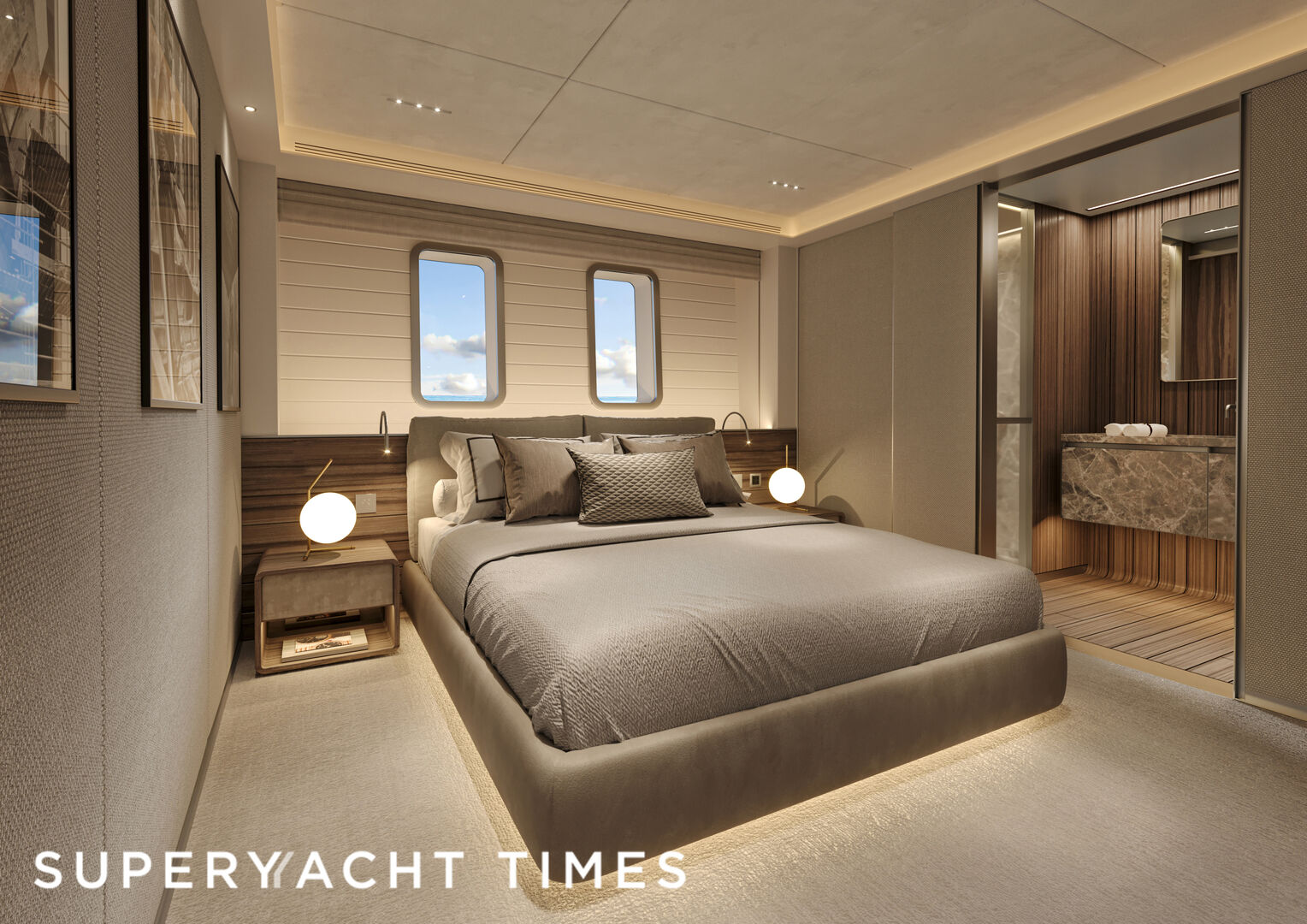 Para Bellum: Interior renderings for 47m Sanlorenzo superyacht unveiled ...