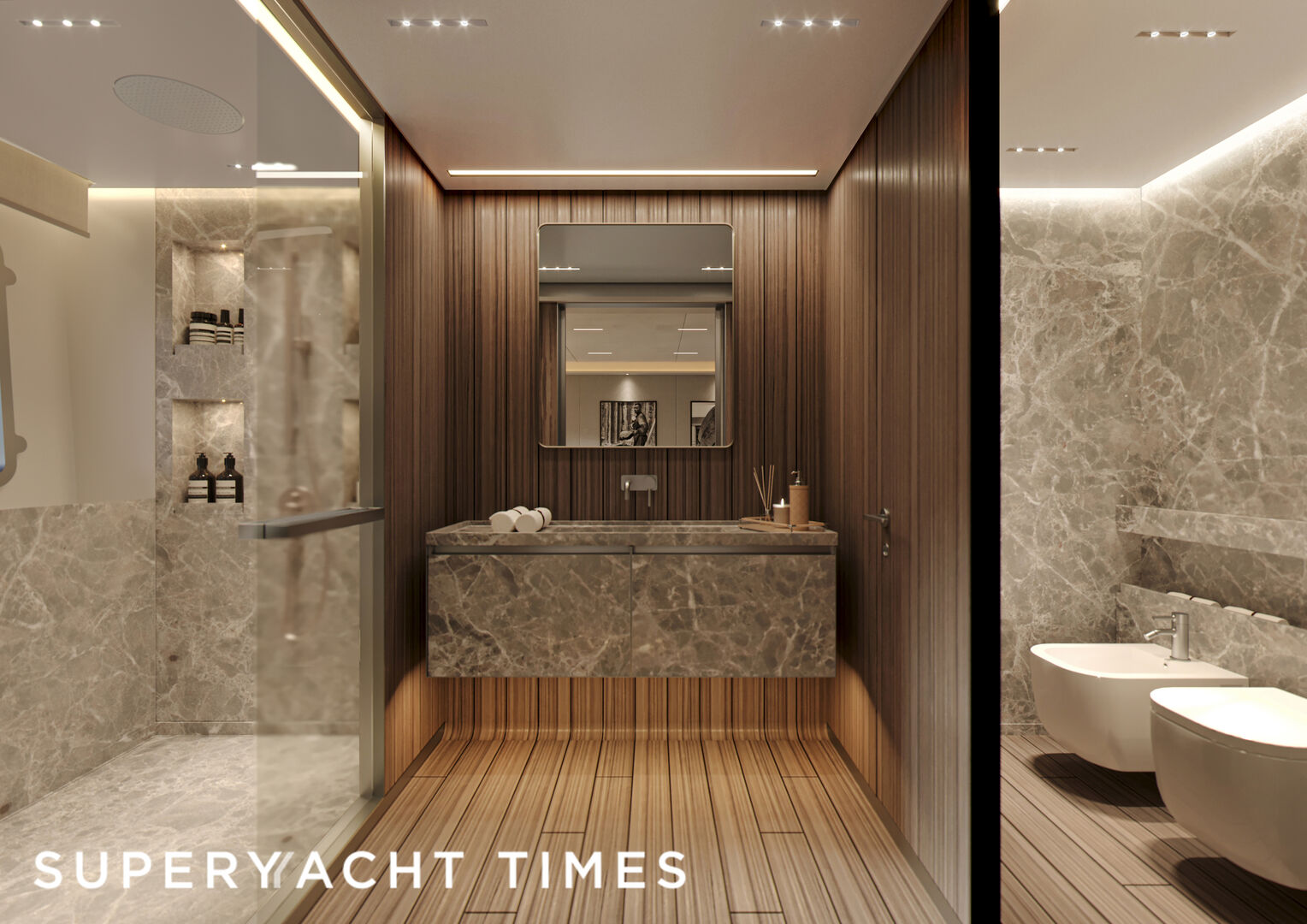 Para Bellum: Interior renderings for 47m Sanlorenzo superyacht unveiled ...