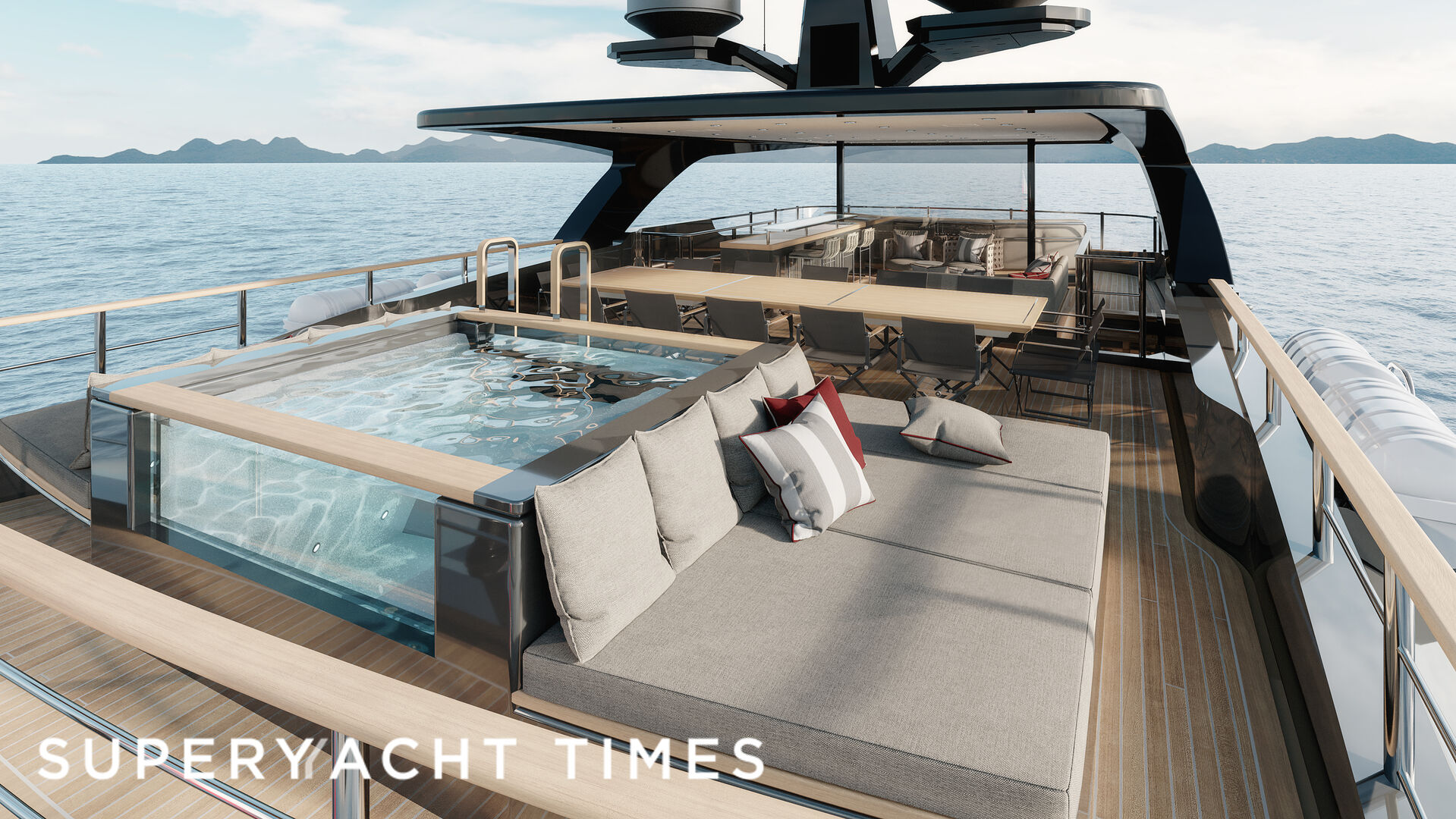 Para Bellum: Interior renderings for 47m Sanlorenzo superyacht unveiled ...