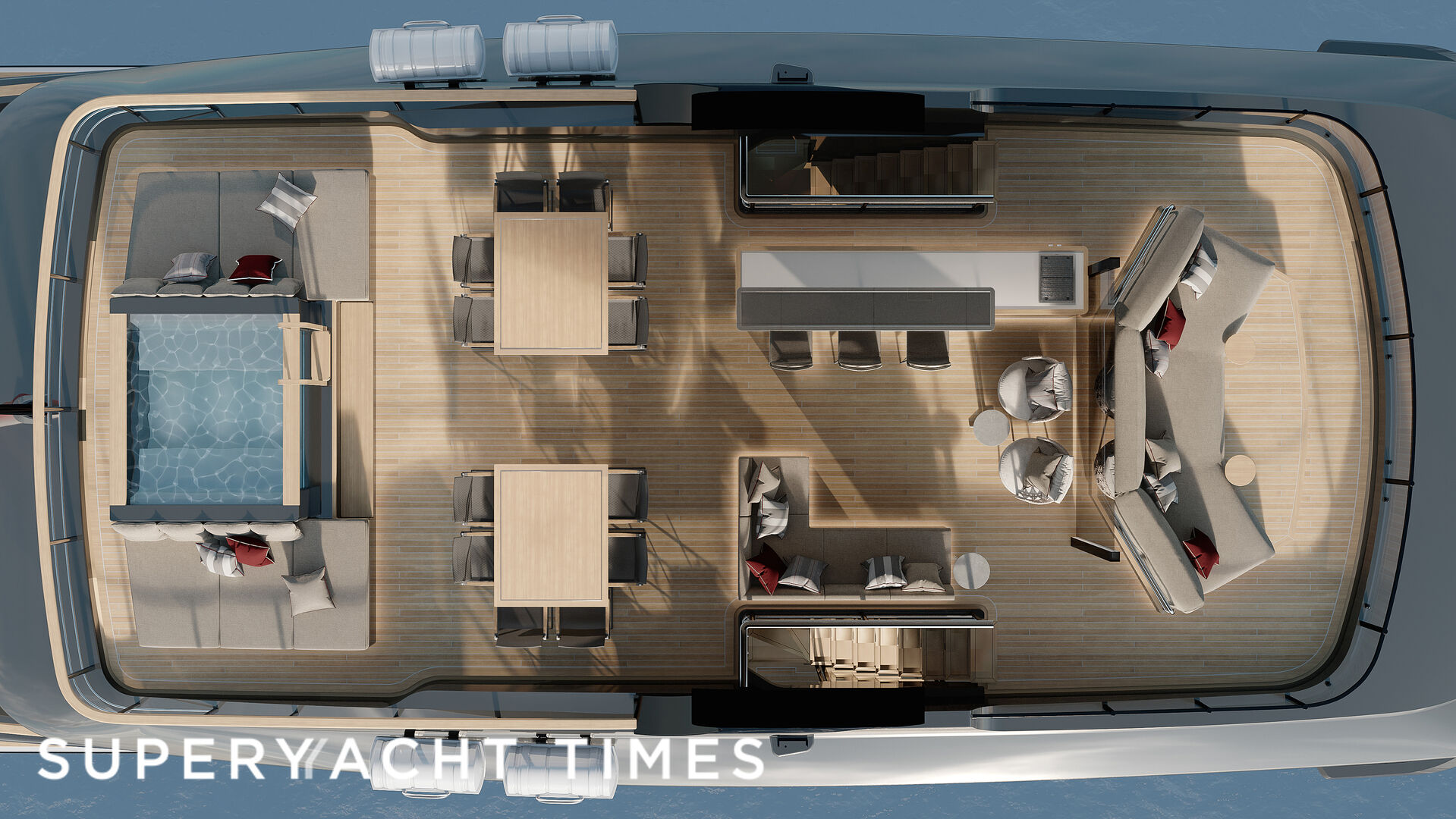 Para Bellum: Interior renderings for 47m Sanlorenzo superyacht unveiled ...