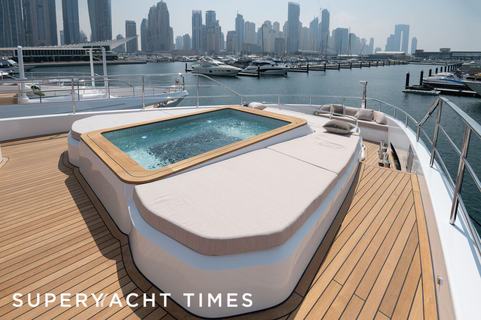 An in-depth look onboard Gulf Craft’s first 34m Majesty 111 motor yacht