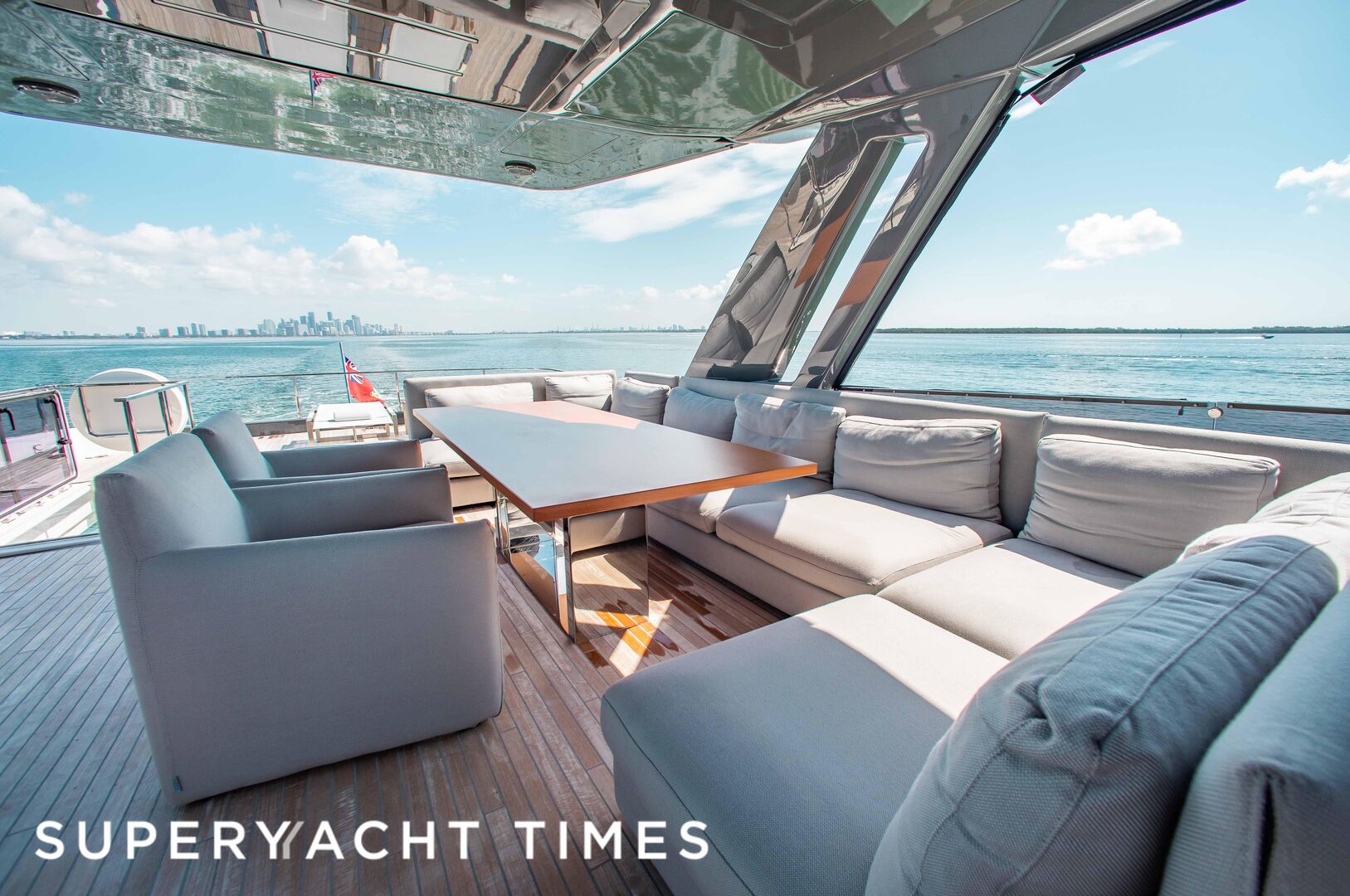 Step onboard the 26m Penthouse-inspired Ferretti yacht Crazy