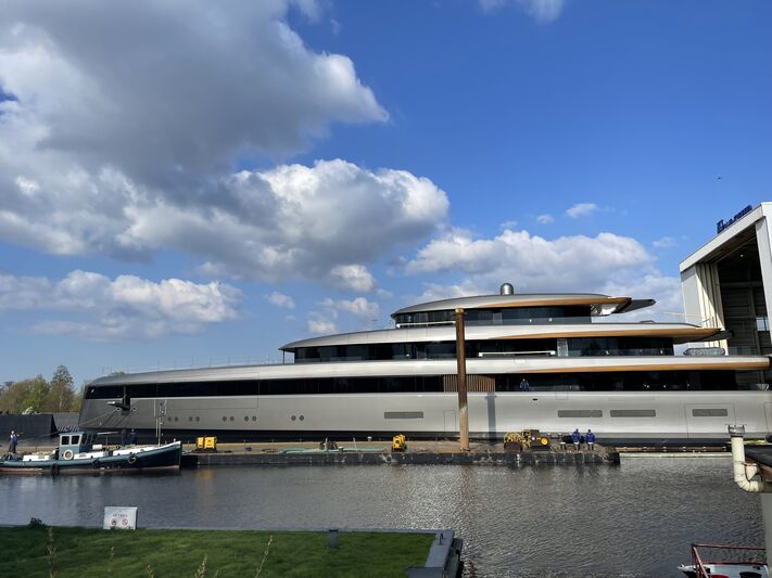 Exclusive: 84m Feadship 710 superyacht launched