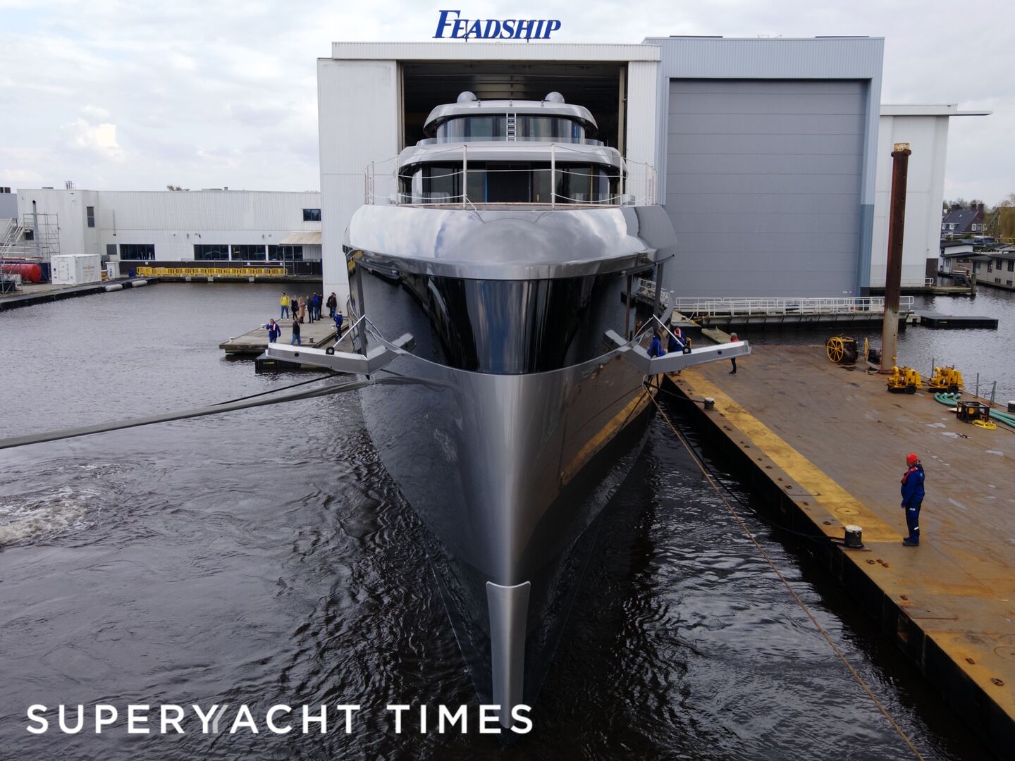 Exclusive: 84m Feadship 710 superyacht launched