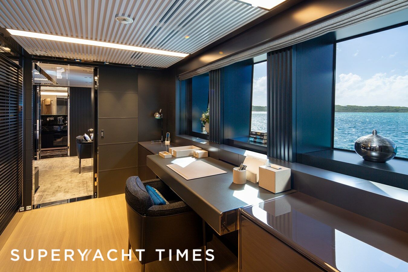 Onboard the 50m Riva motor yacht Fifty