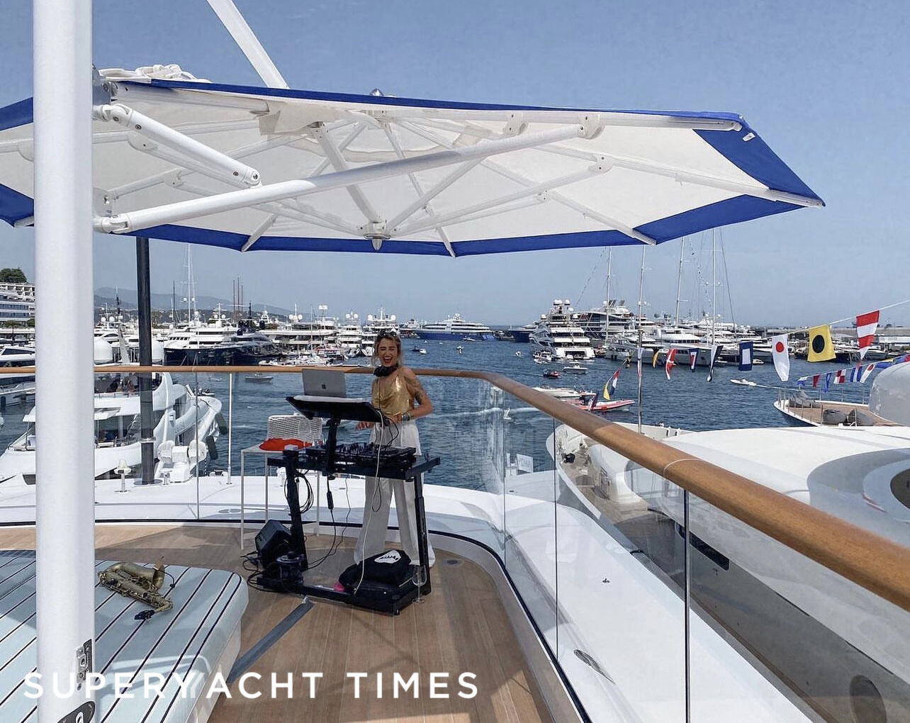 Experience the Monaco Formula 1 on the biggest superyacht in port