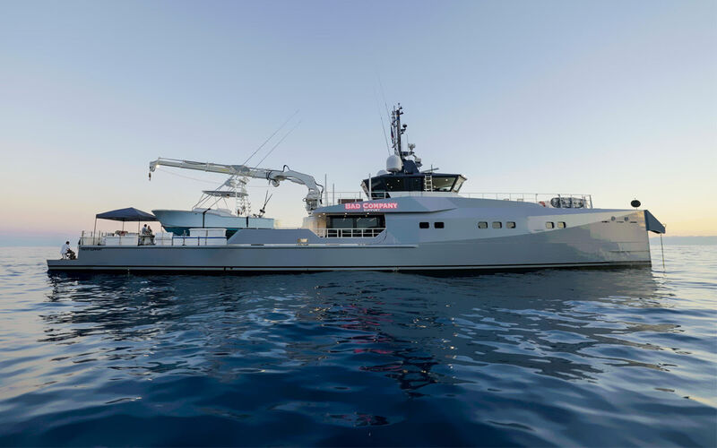 Bad Boats 45m Bad Company Support Begins Atlantic Sportfishing Tour