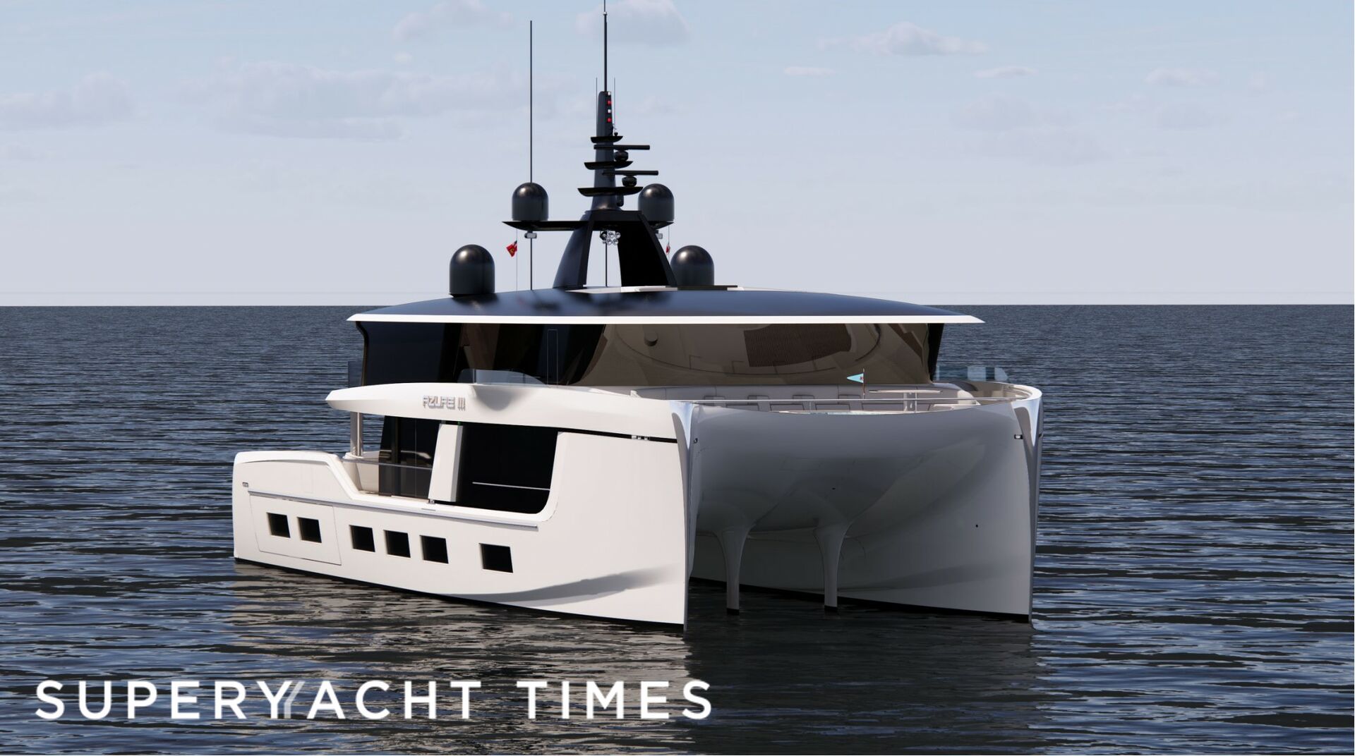 Unveiling the largest Granocean power catamaran, the X-32M featuring an ...