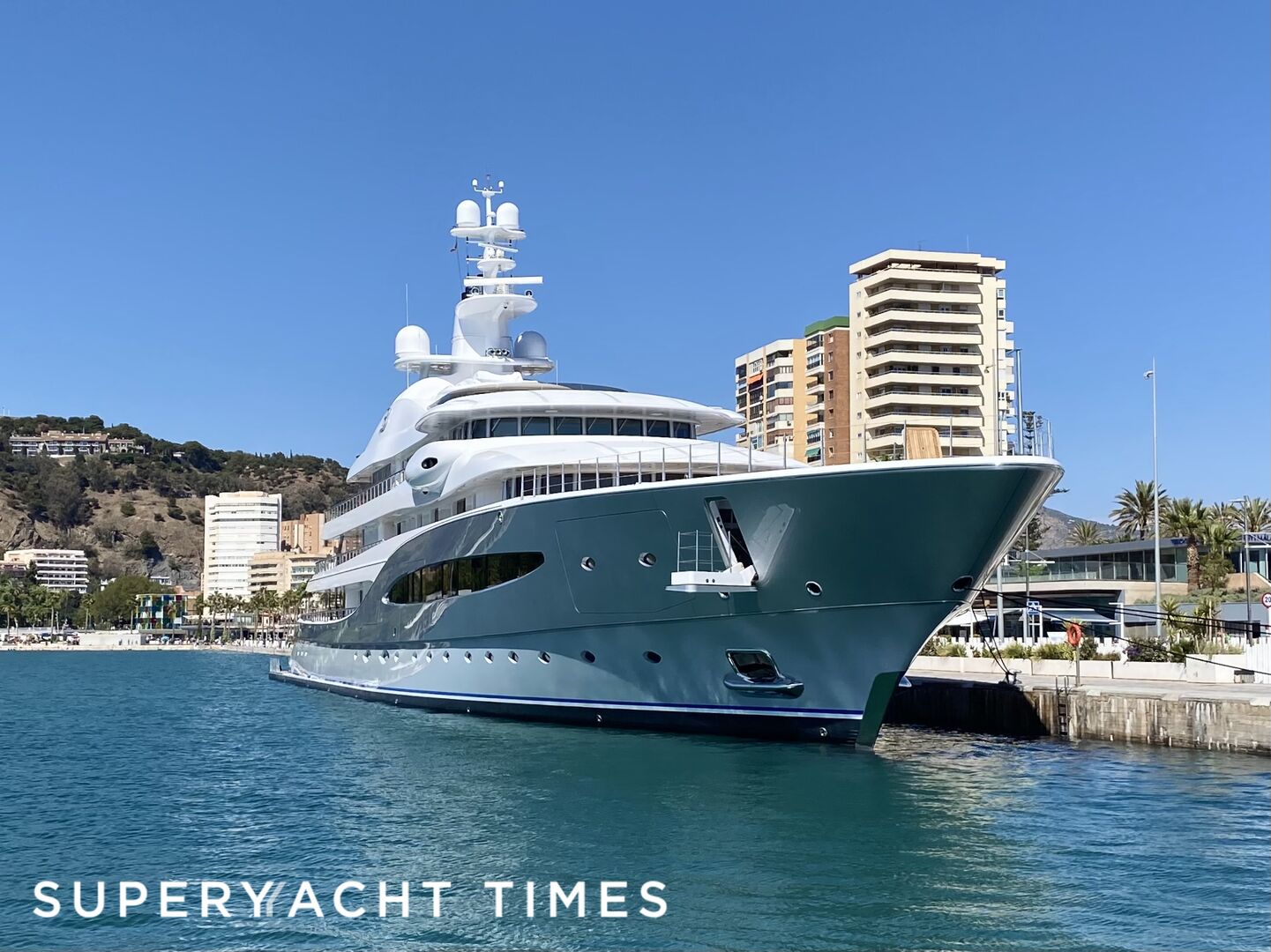 Blohm & Voss superyacht Mayan Queen IV in Málaga