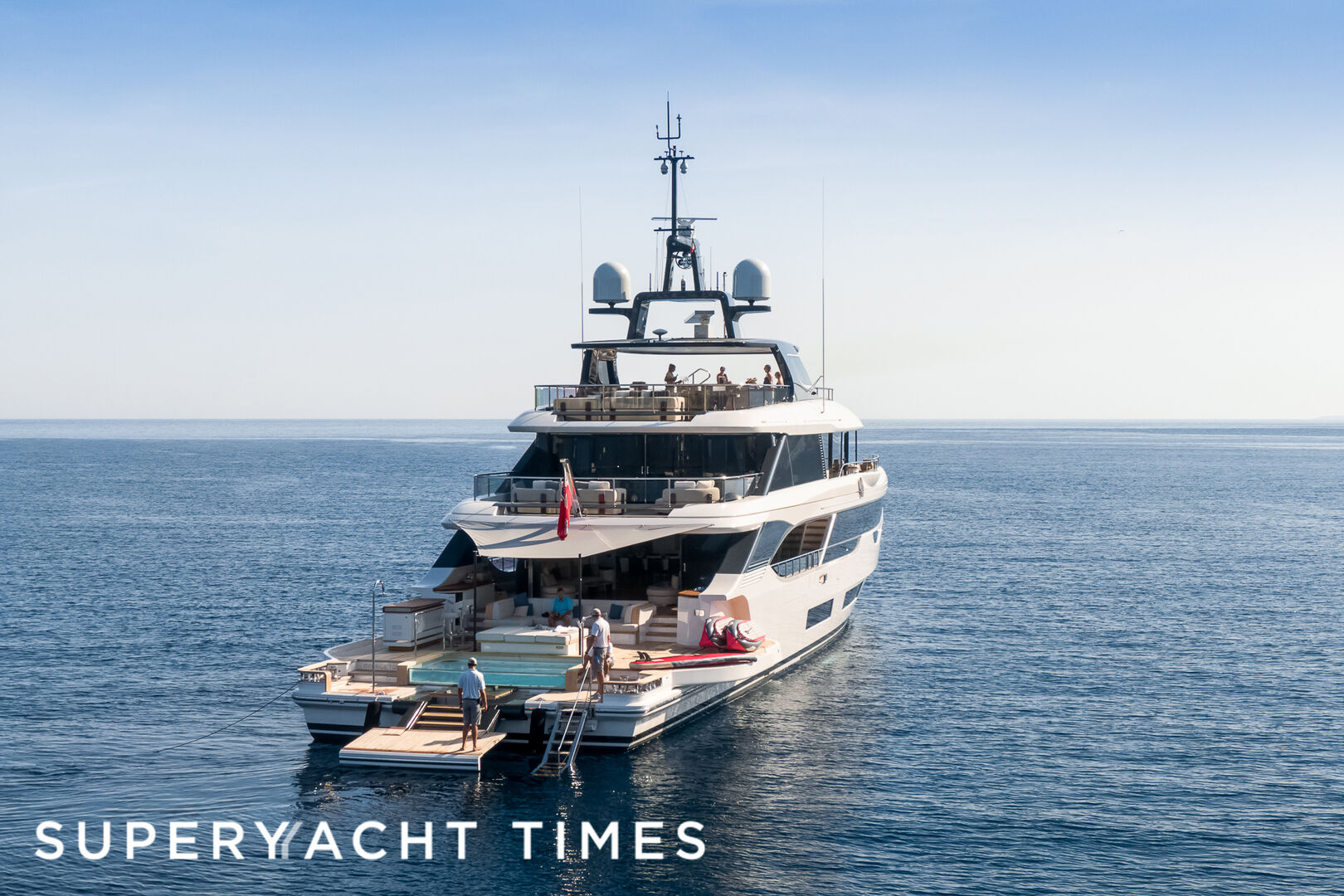 Brand new 40m Benetti Oasis Deck now available with SeaNet Europe