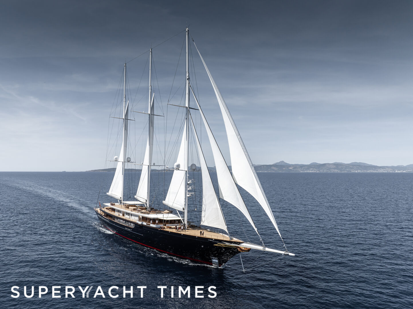 Exclusive: 127m Oceanco yacht Koru under sail for first time