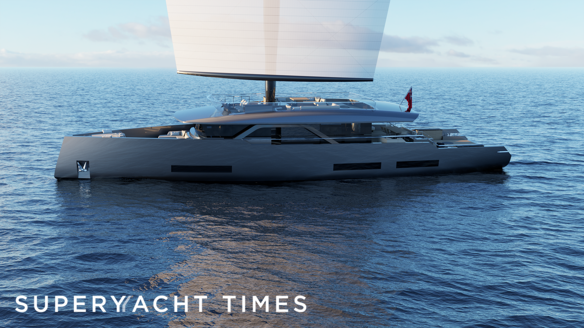 Dixon Yacht Design unveils 33m hybrid-sailing yacht concept Mini Juno